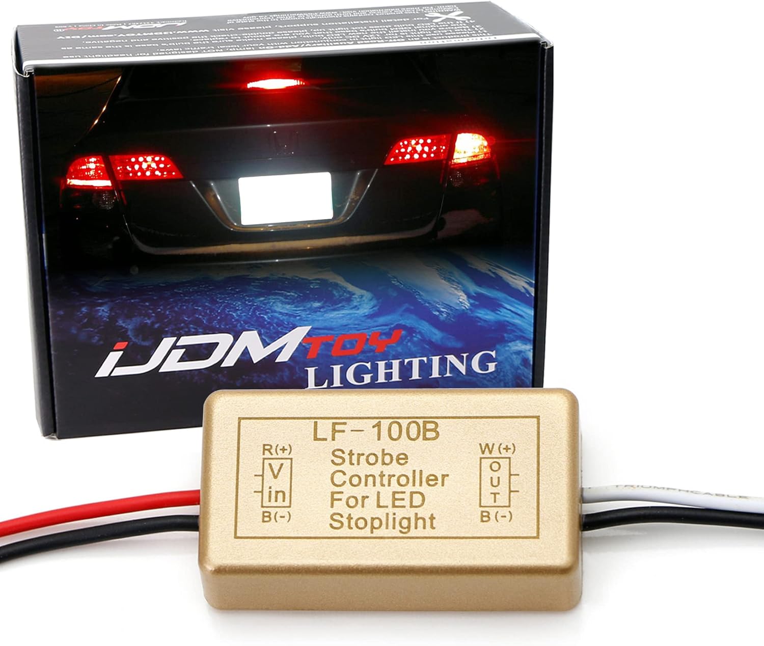 Amazon.com: iJDMTOY 12V LF-100B LED Brake Stop Light Continuously ...