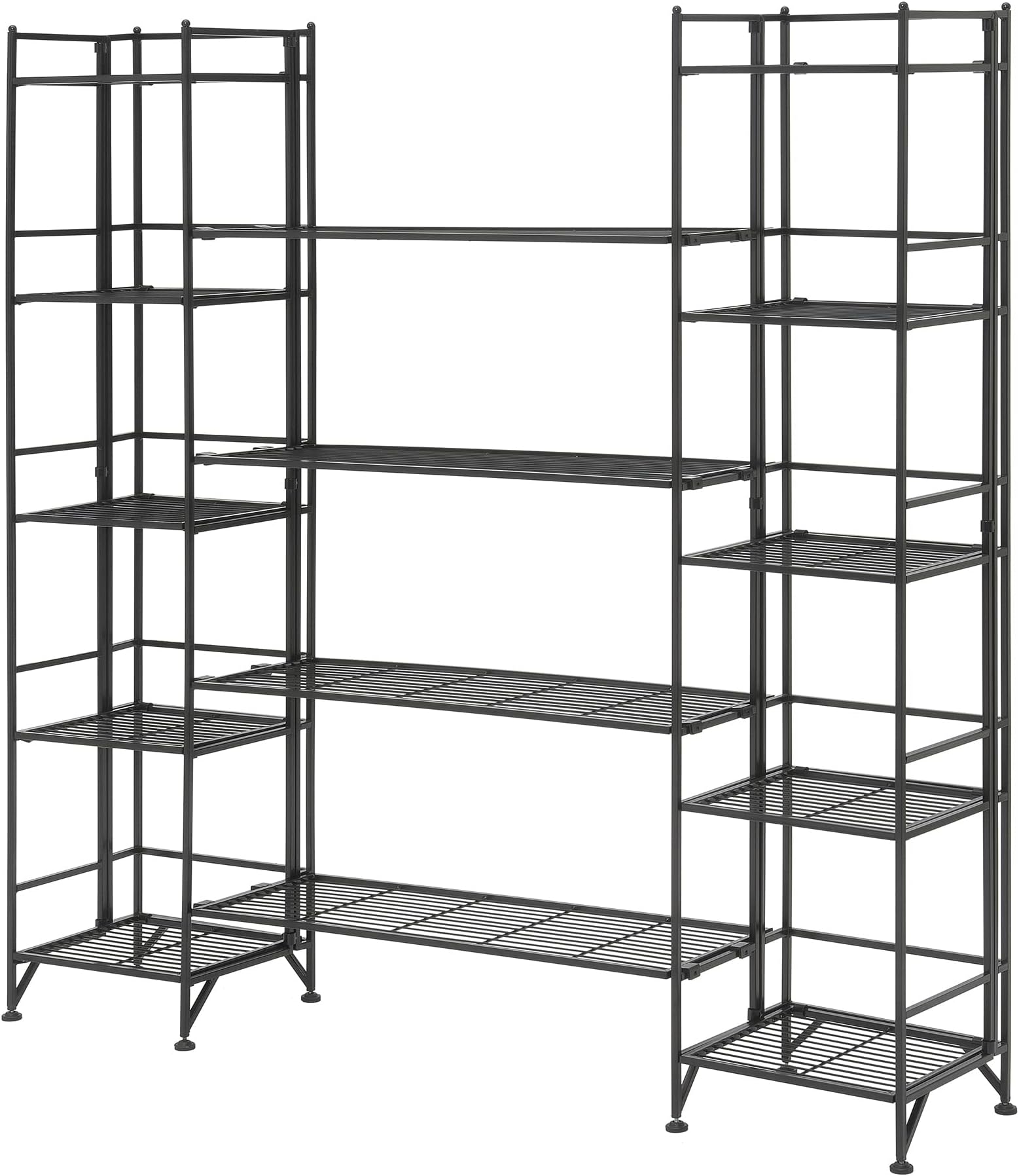 Amazon.com: Convenience Concepts Xtra Storage Shelves - 5 Tier Folding ...
