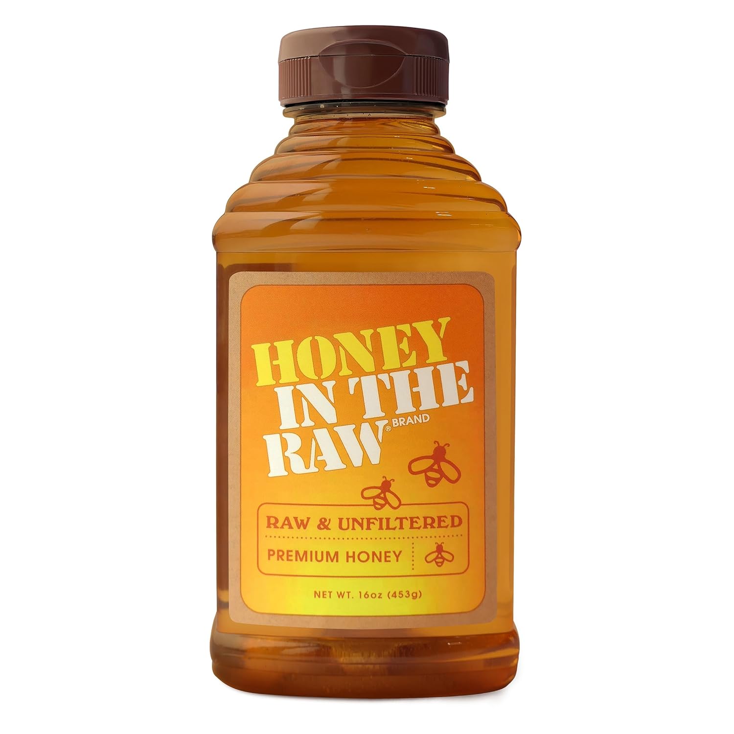 Amazon.com : Honey In The Raw, 16 oz Squeeze Bottle, Pure Raw Honey ...