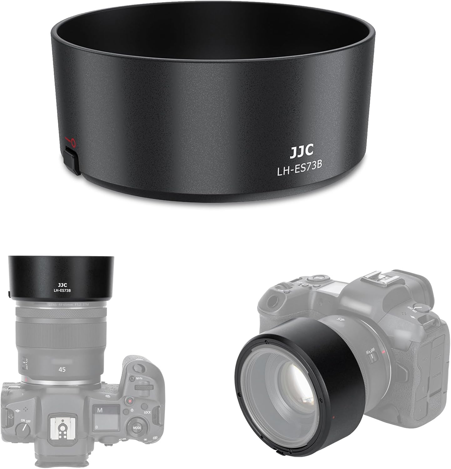 Amazon.com : JJC ES-73B Lens Hood for Canon RF 45mm f/1.2 STM, Replaces ...