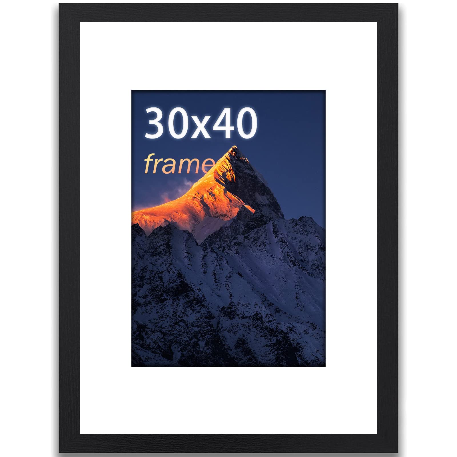 wyewye 30x40 Picture Frame, 30 x 40cm Wooden Photo Frame, Picture ...
