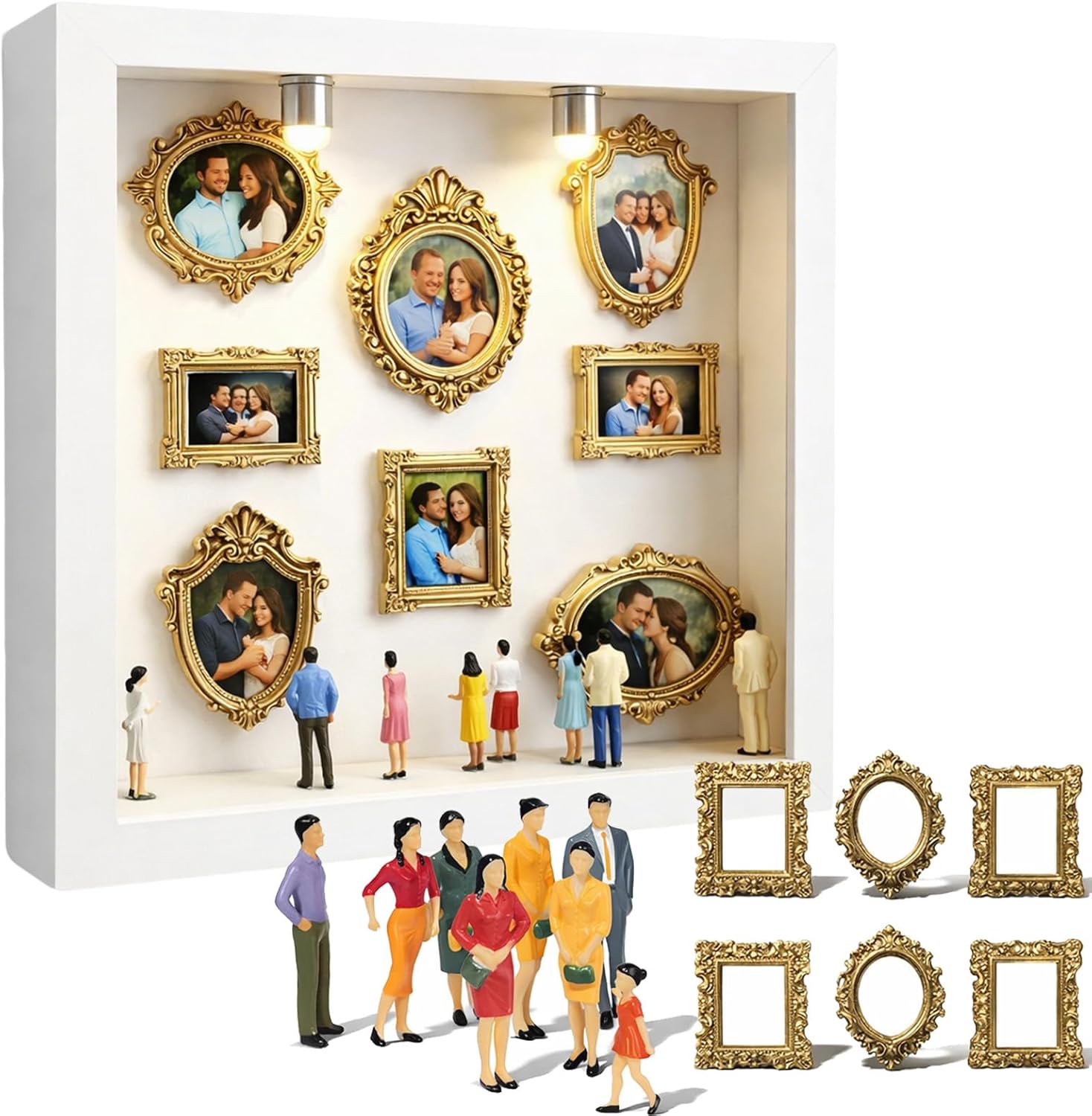 Amazon.com: Koconh DIY Mini Museum Silhouette Box - Mini Museum Kit ...