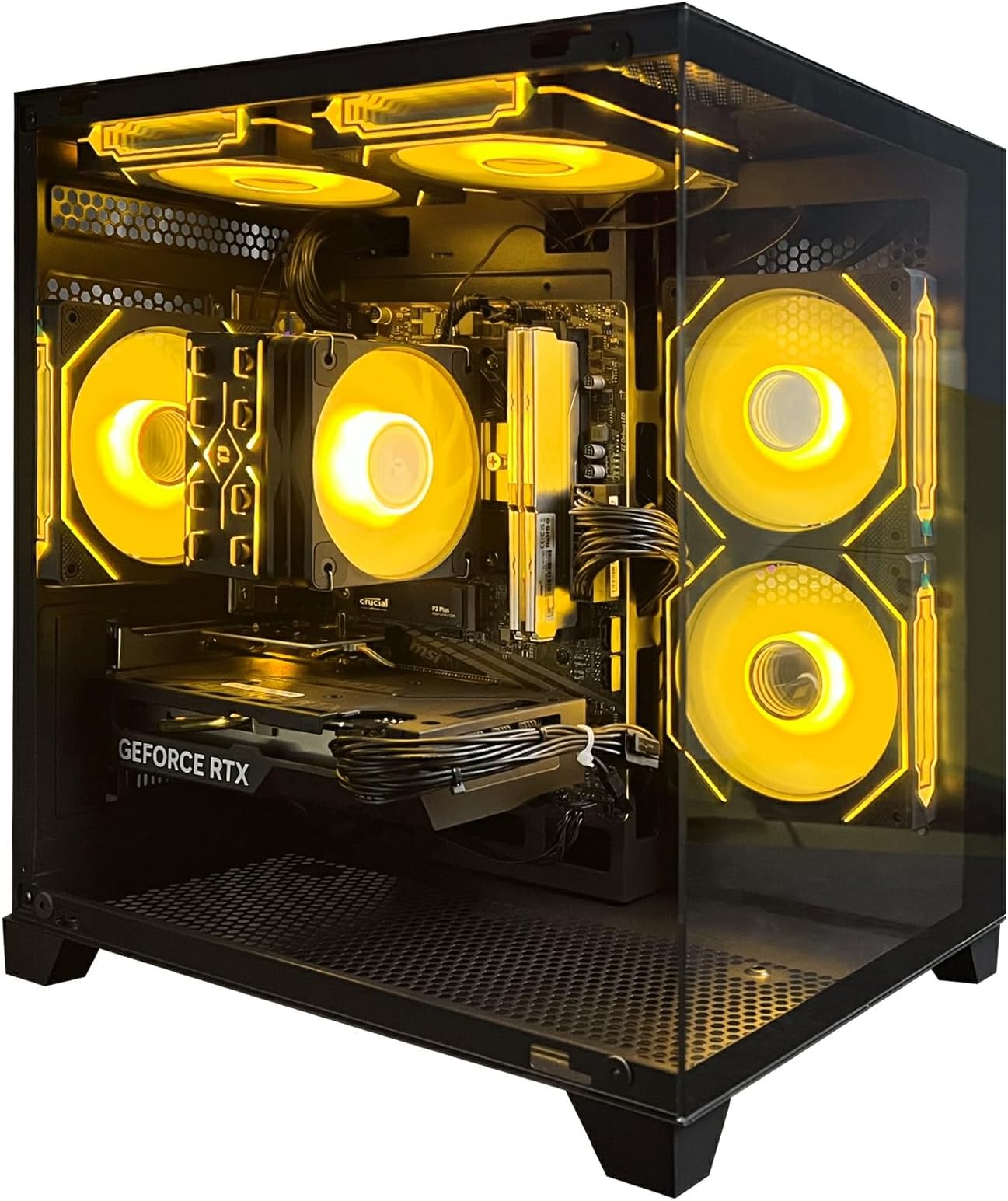 Amazon.com: iBUYPOWER Slate 8 MESH Gaming PC Desktop Computer AMD Ryzen ...