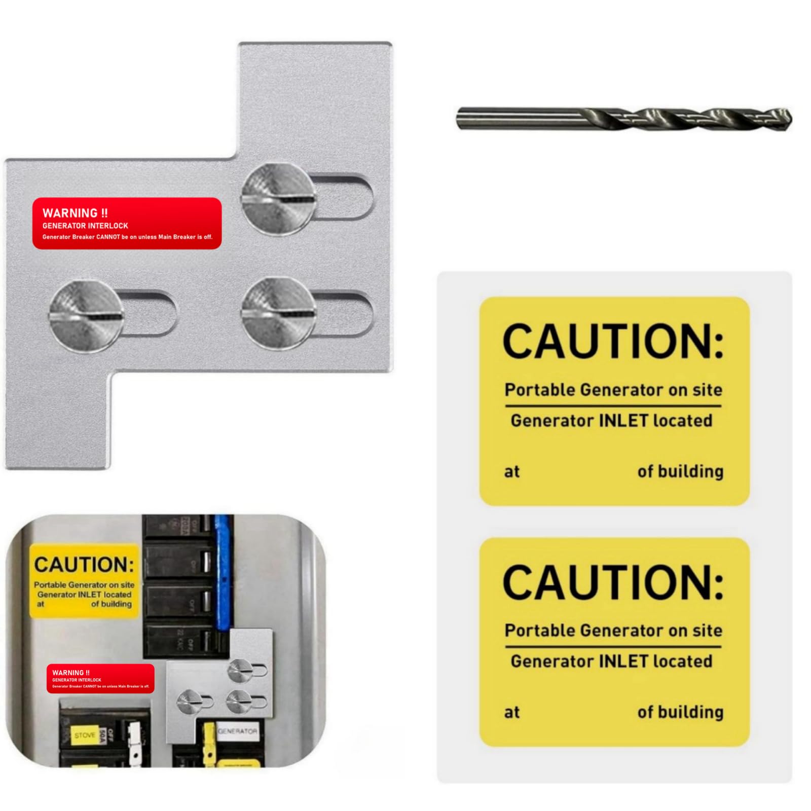 QYZZRS Generator Interlock Kit Compatible with General Electric GE 150 ...