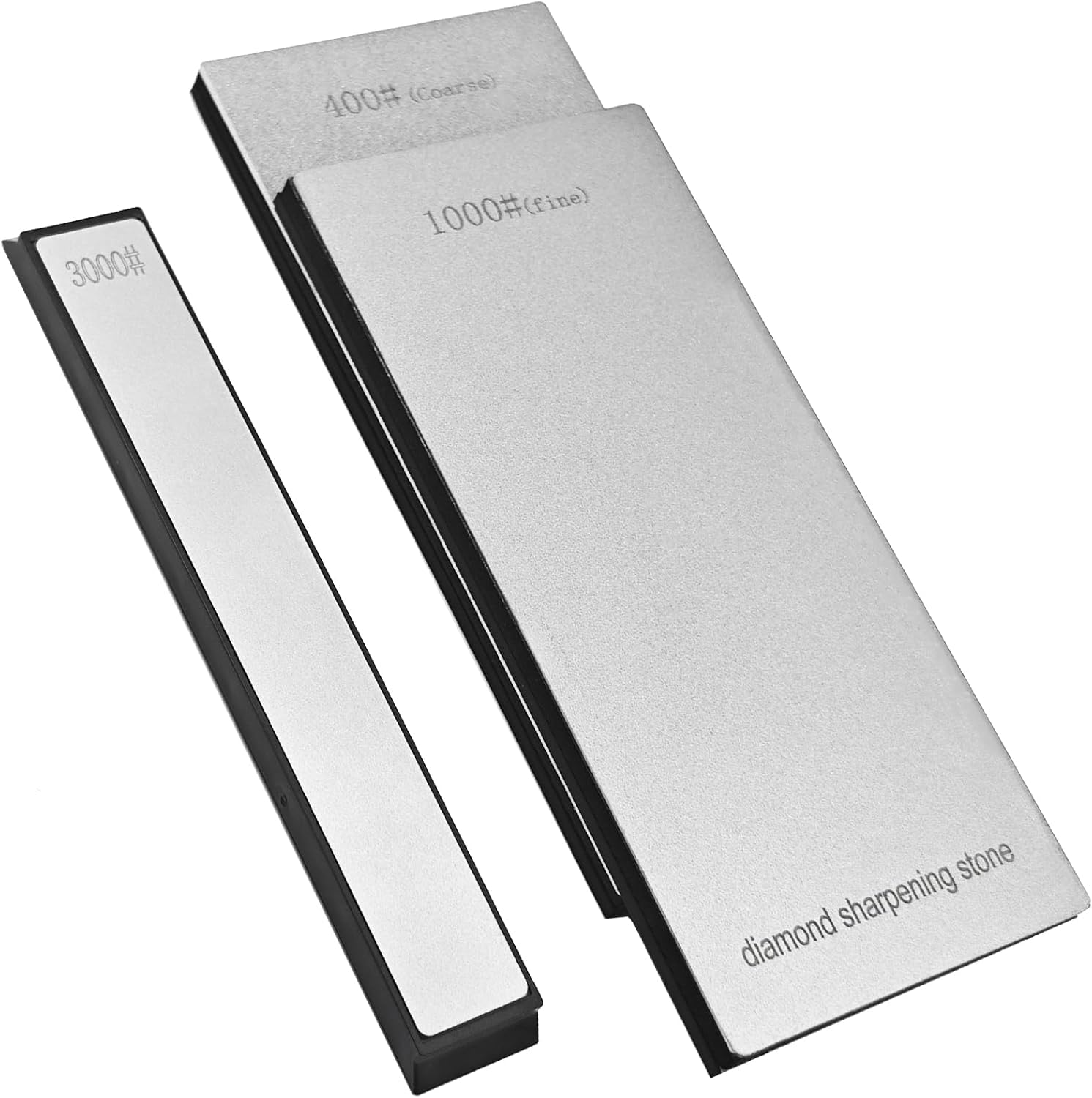 Amazon.com: Diamond Sharpening Stone Set, Coarse 400 Grit/Fine 1000 ...