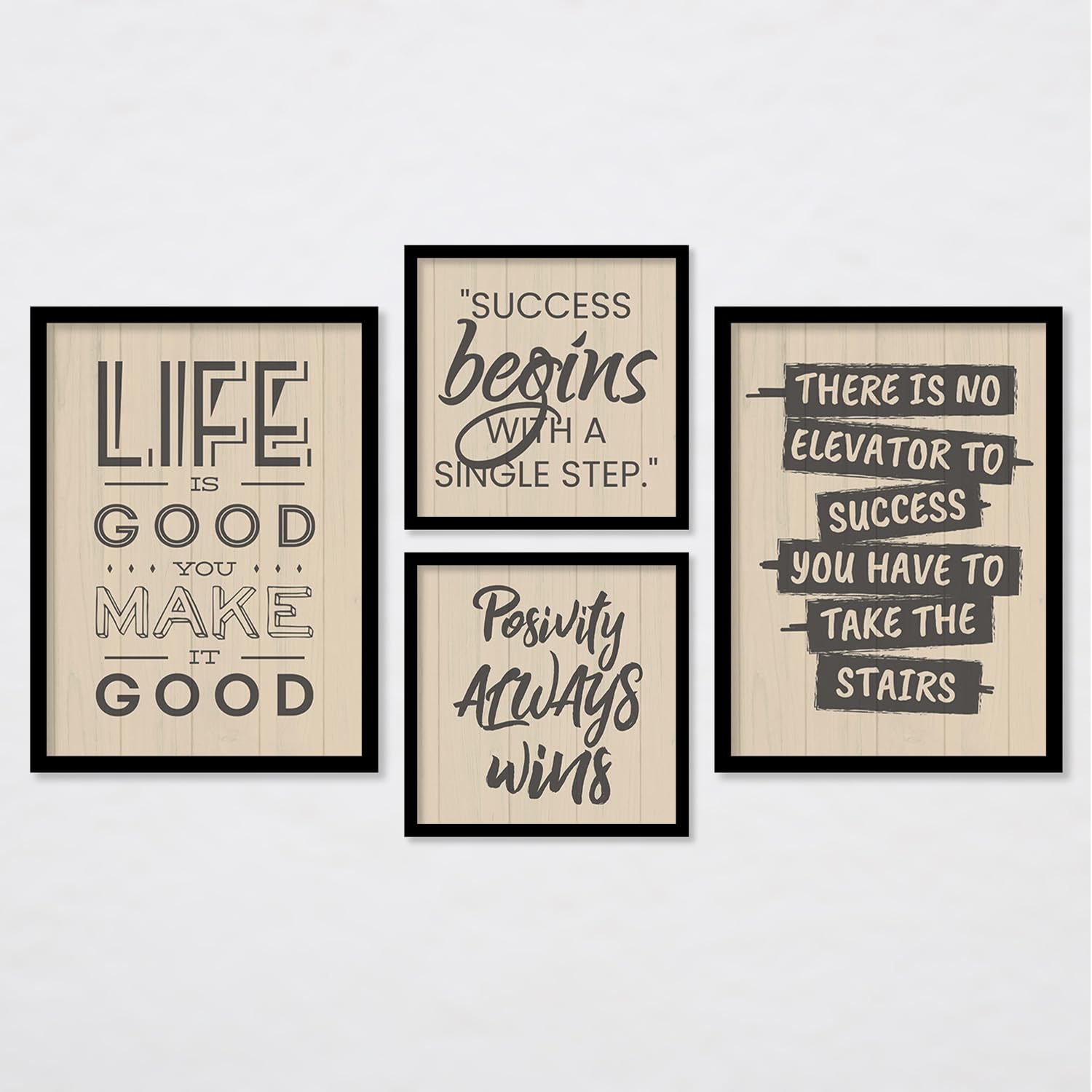 ARTELLY Quotes Frames for Wall Decor - Motivational Photo Frame for ...
