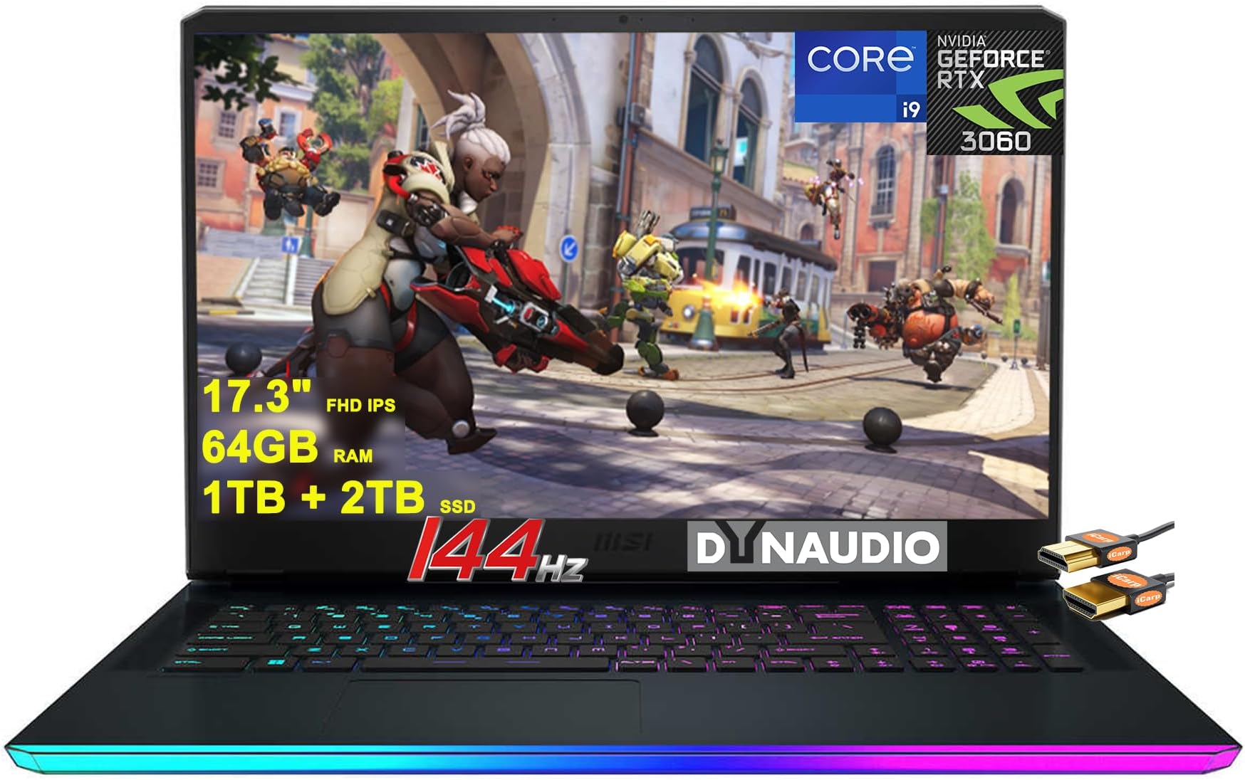 Amazon.com: MSI GE76 Raider Gaming Laptop 17.3" FHD IPS 144Hz Intel 14 ...