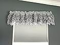 Amazon.com: Chlweim Feather Valance Curtains for Living Room Bathroom ...