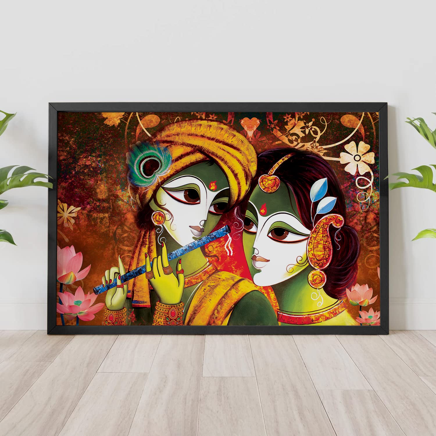 Krishna Abstract Oil Paintings