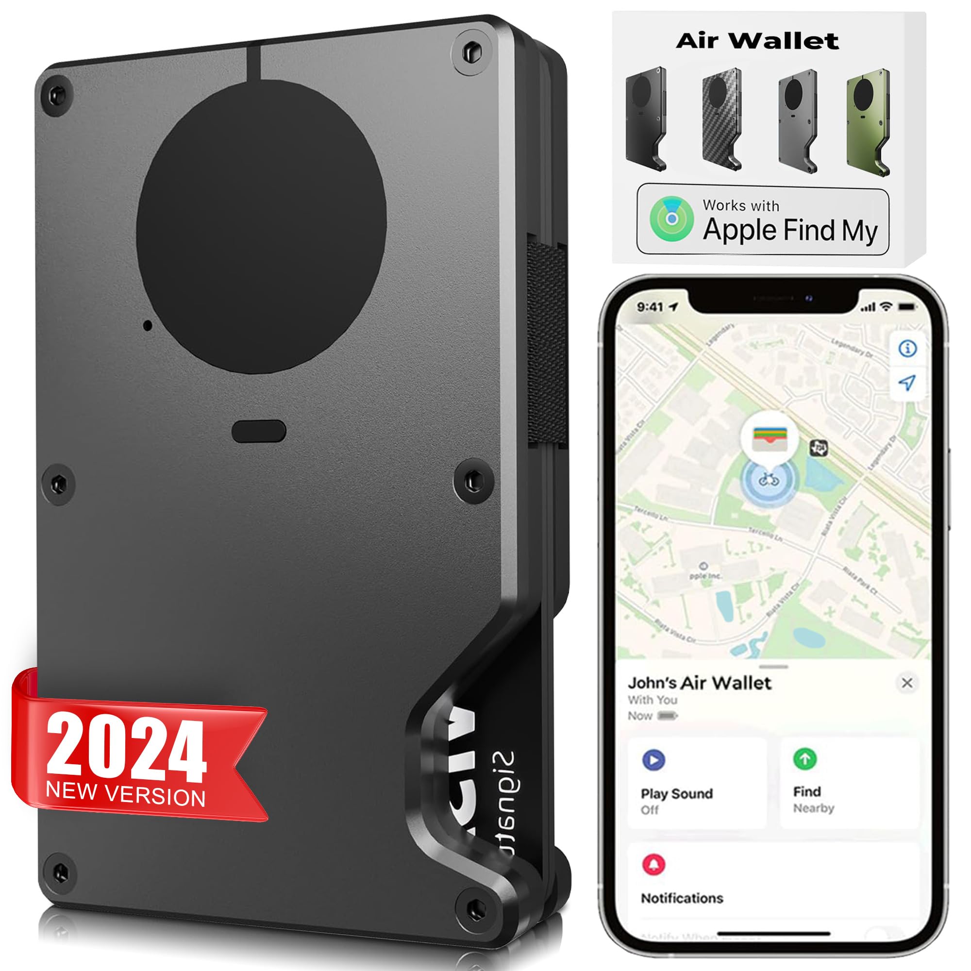 Amazon.com: Air Wallet, Minimalist Air Wallet for Men with Built-in ...