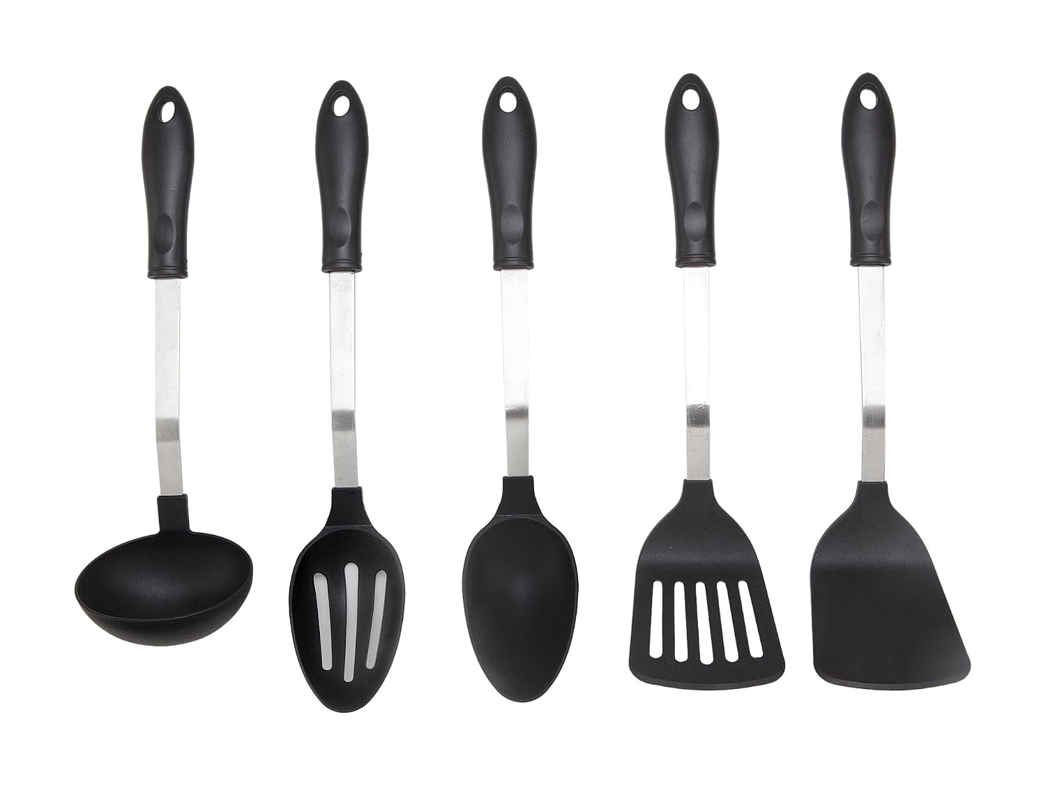 Buy All Time Plastics Kitchen Tool Set, Set of 5, Black Online at Low ...