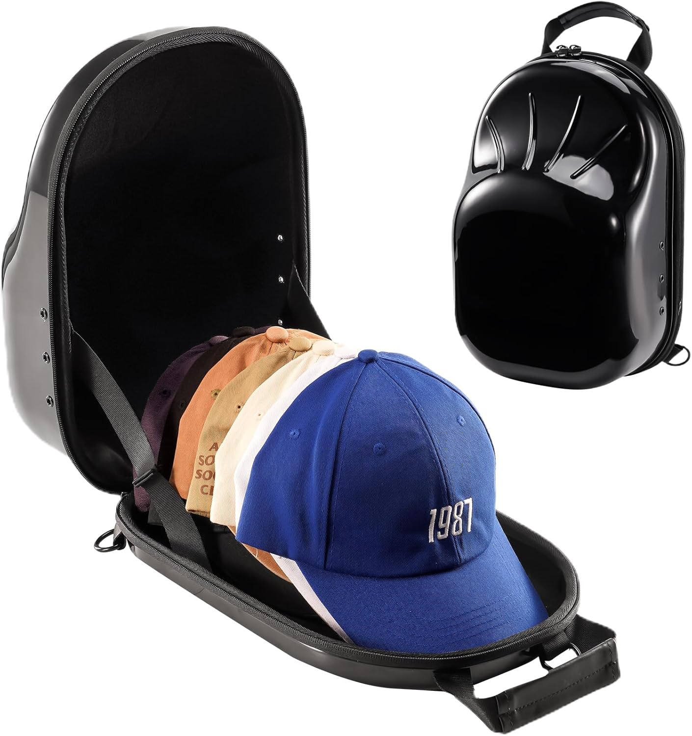 Amazon.com: ProCase Hat Travel Case, Hard Hat Case for 6-7 Baseball ...
