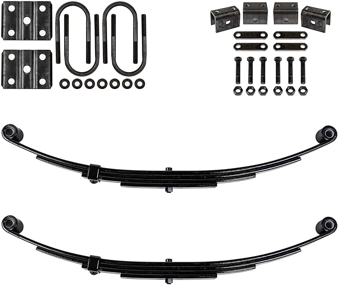 Amazon.com: The Trailer Parts Outlet - Trailer 4 Leaf Double Eye Spring ...