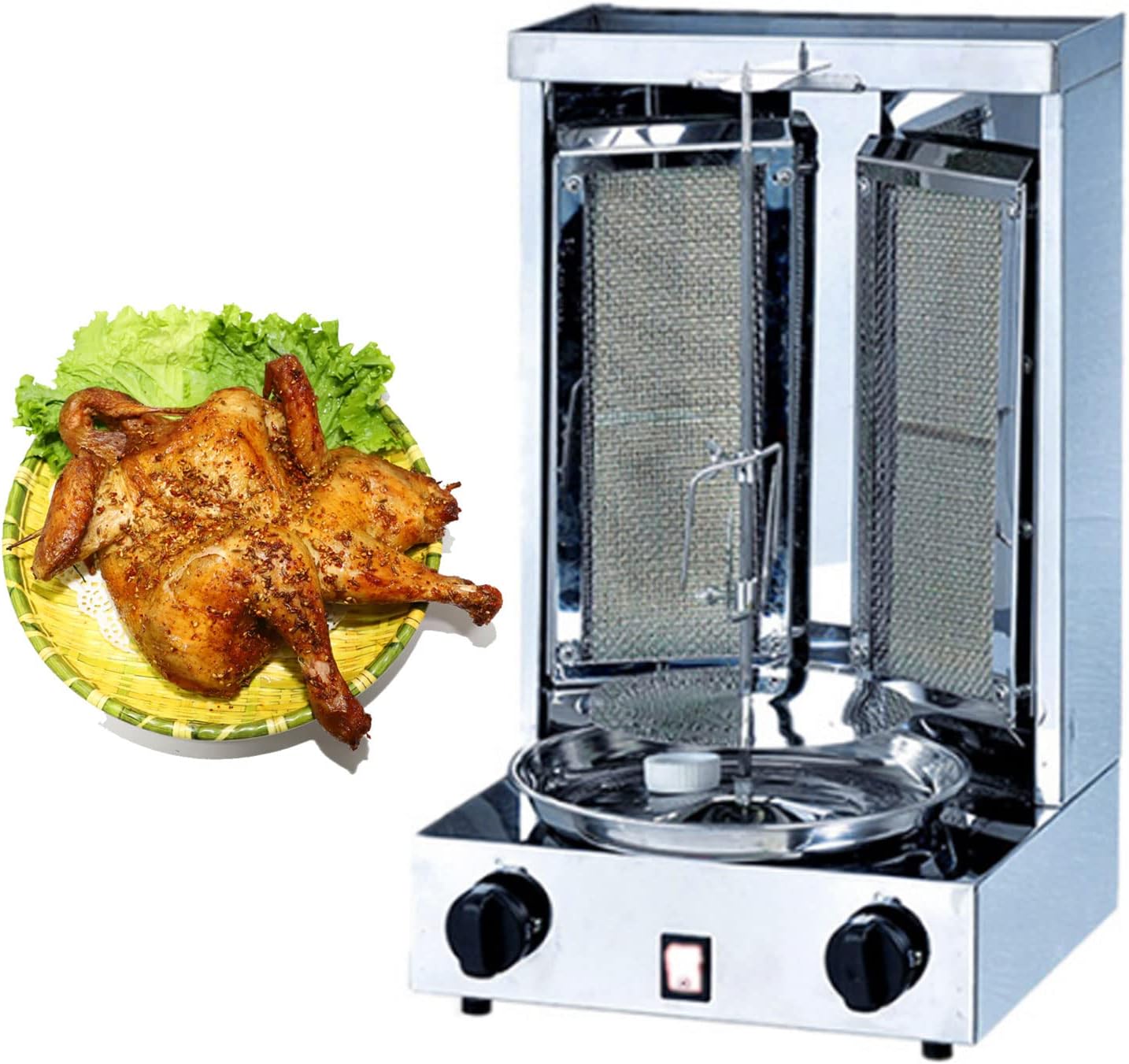 Amazon.com: Gas Rotating Vertical Rotisserie Grills Vertical Furnace ...