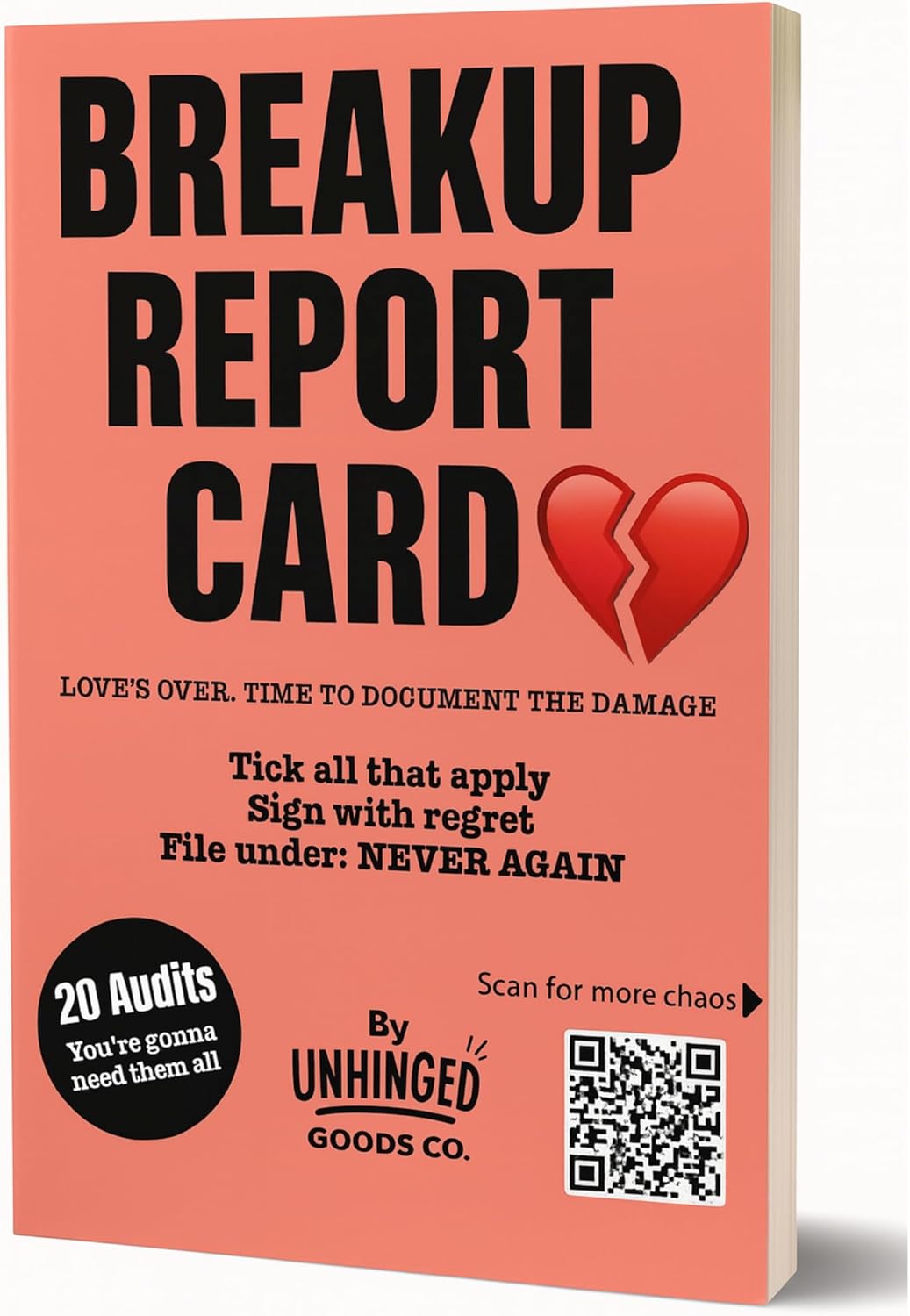 Amazon.com: Unhinged Goods Co. Funny Gag Gift for Adults | Novelty Mock ...