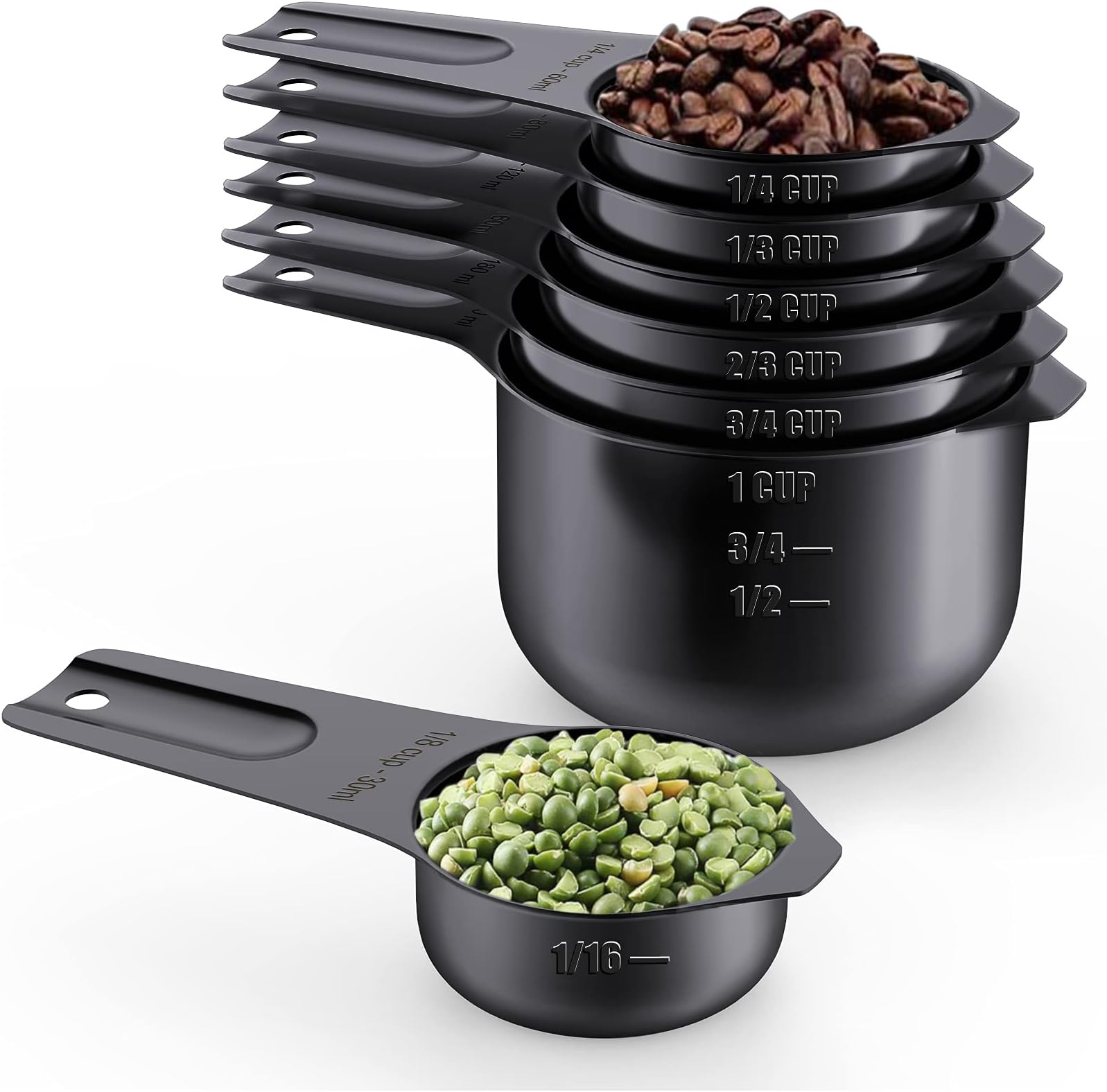 Amazon.com: Ideal Kitchen Nesting Measuring Cups (6pc. Set): Home & Kitchen
