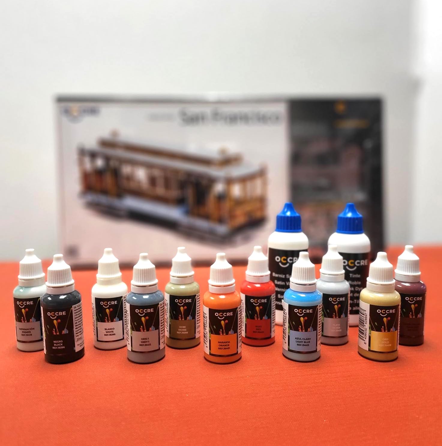 Amazon.com: San Francisco Cable Car, Wood and Metal 1:24 Scale OcCre ...