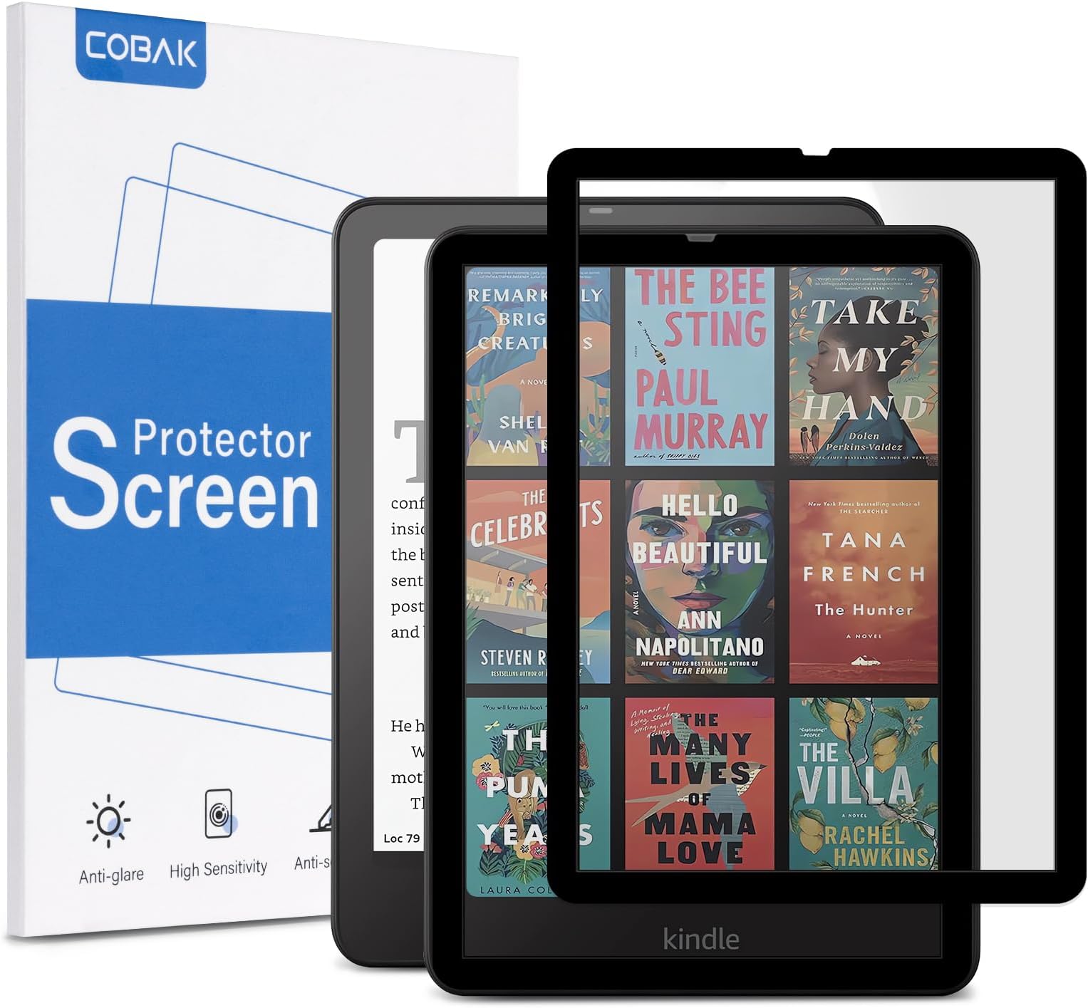 Amazon.com: CoBak 2 Pack Tempered Glass Screen Protector for 7" Kindle ...