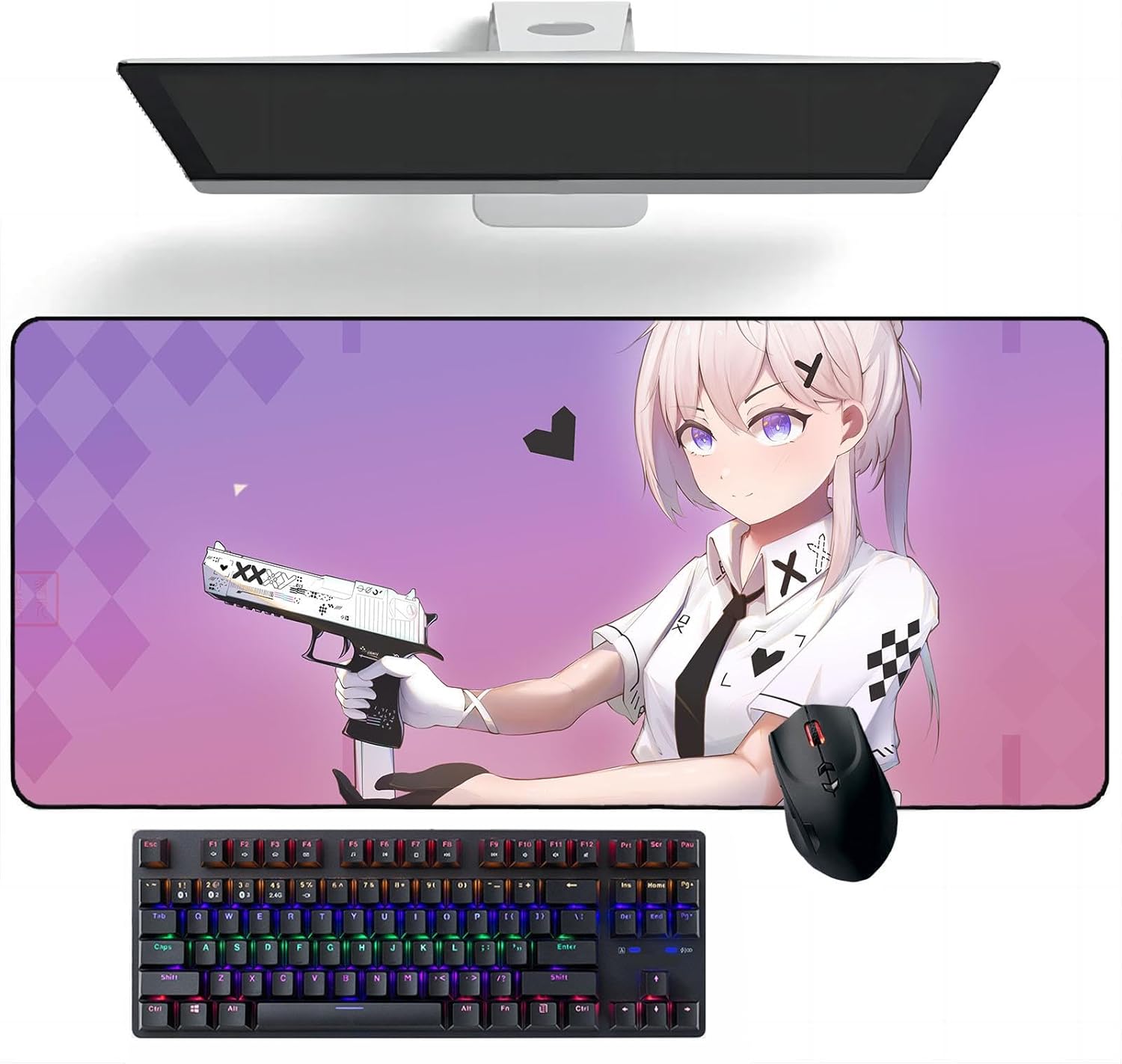 Amazon.com: ZEKYGPP Anime Mouse pad CSGO Anime Mouse Pads Deskmat ...