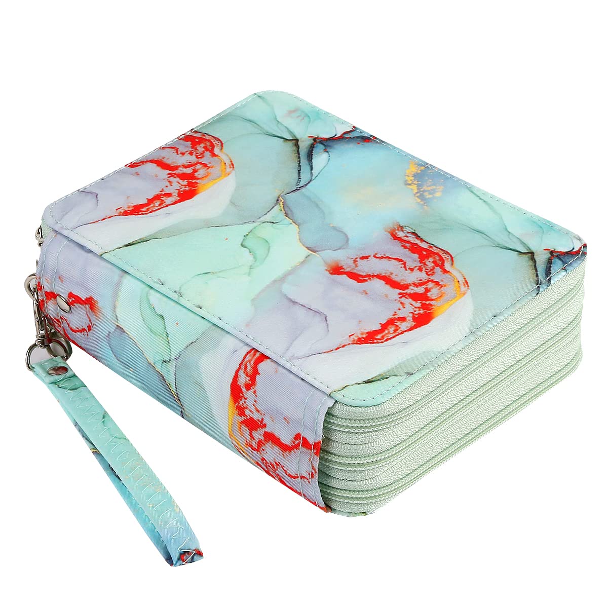 Amazon.com: Lbxgap Portable Colored Pencil Case-72 Slots Colored Pencil ...