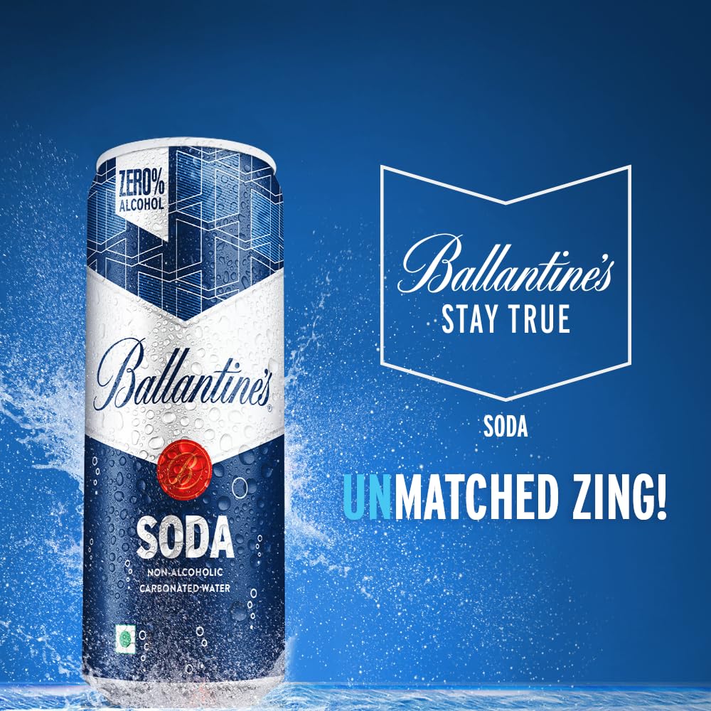 Ballantine's Soda Can, Pack of 6 Cans, 6 x 250ml : Amazon.in: Grocery ...