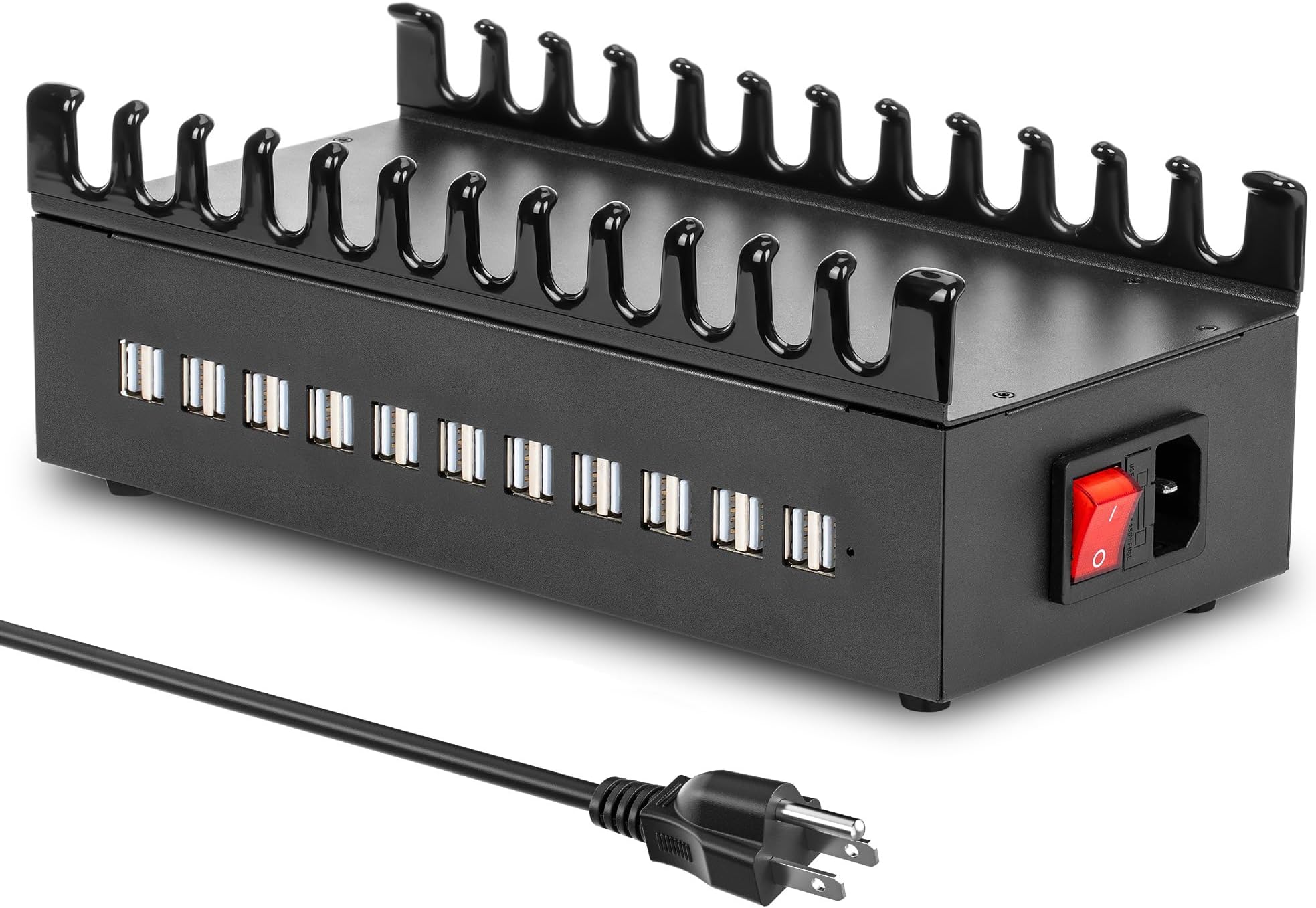 Amazon.com: TRIPP LITE 10-Port USB Charging Station Dock with Storage ...