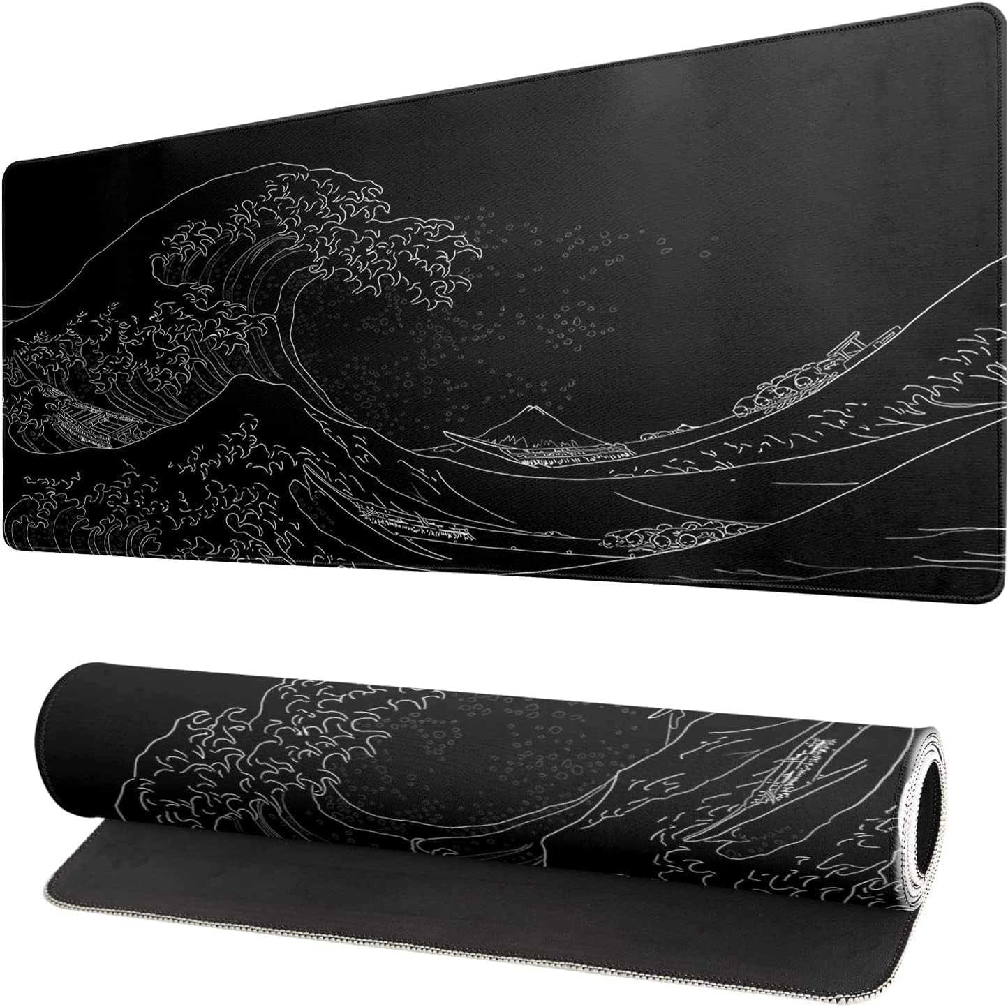 JINJIASC Gaming Mouse Pad Topographic Contour Large Desk Mat Long ...