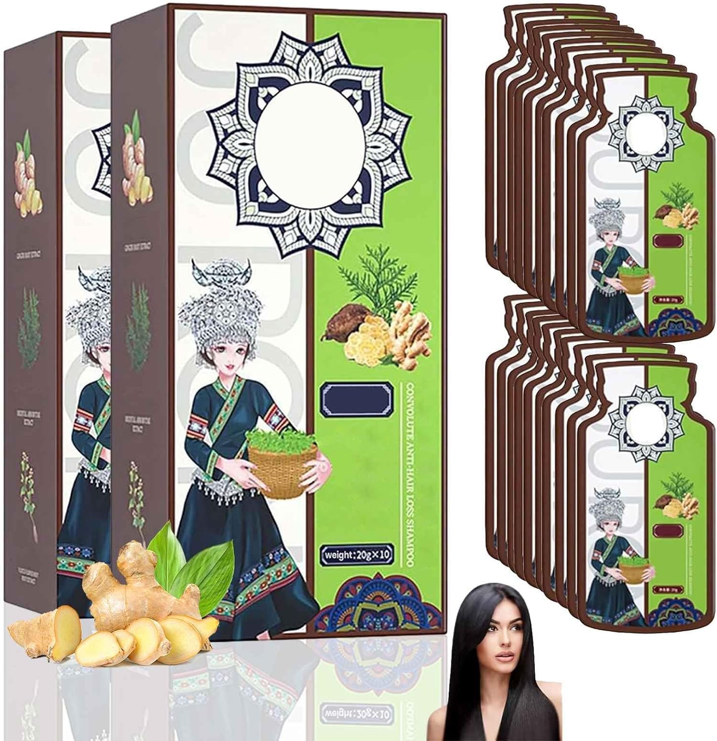 Ginger Plant Extract Hair Shampoo (2 boxes) for sale | North Las Vegas ...