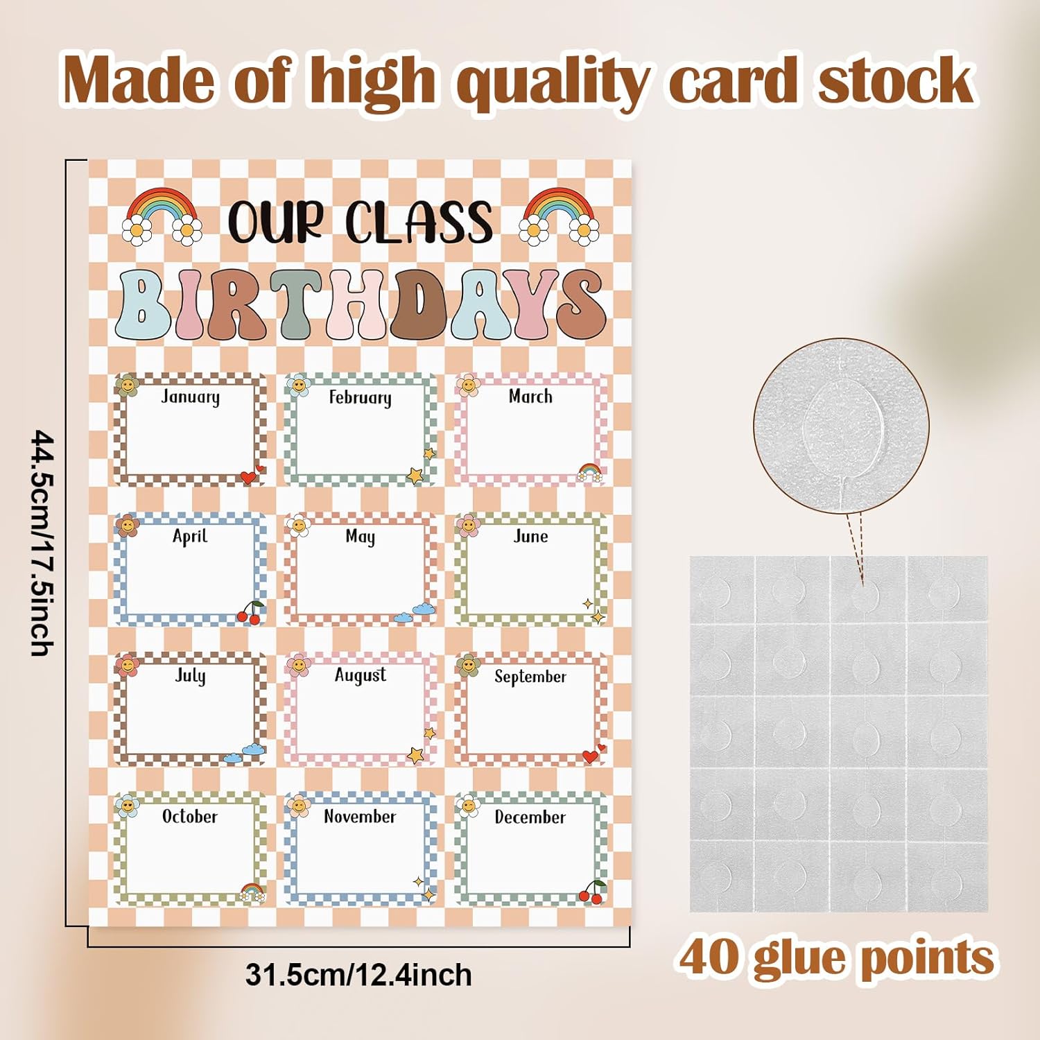 Spakon 2 Pack Boho Happy Birthday Poster Chart for Thailand | Ubuy