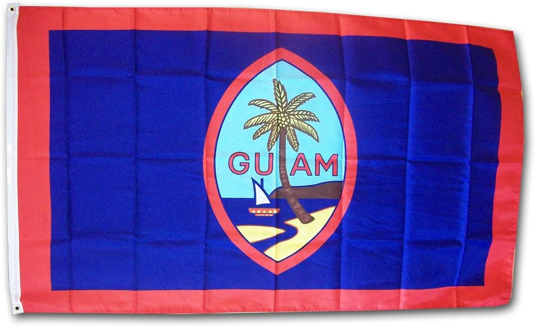 Amazon.com : Guam - 3' x 5' Polyester Flag : Patio, Lawn & Garden