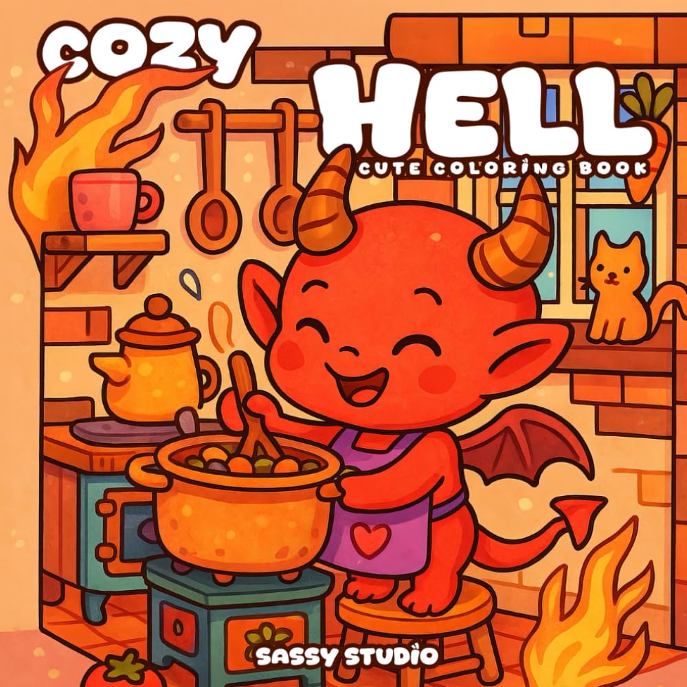 Amazon.com: Cozy Hell: Color the Sweetest Side of the Underworld ...
