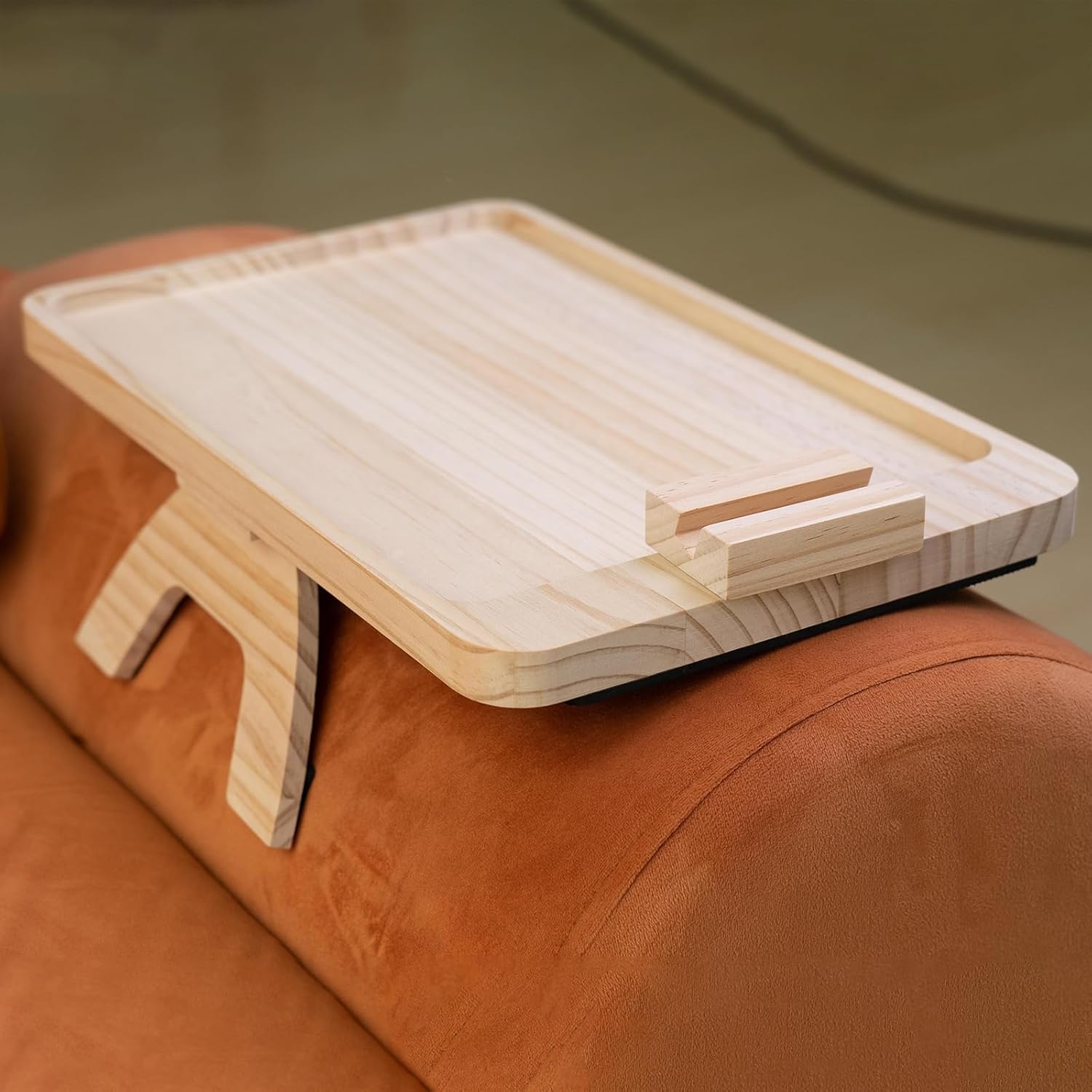 Amazon.com: Sofa Armrest Tray - Couch Arm Tray, Couch Arm Table Tray ...