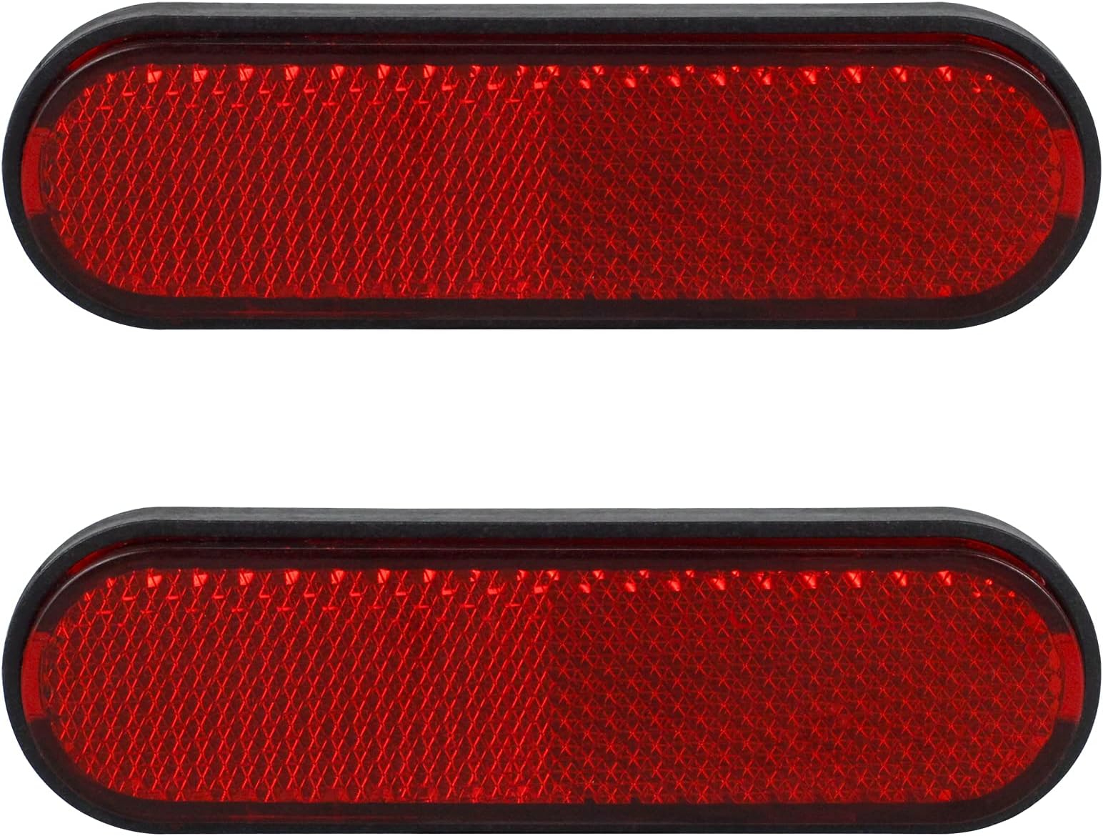 Amazon.com: NTHREEAUTO Red Reflectors Motorcycle Safety Reflector ...