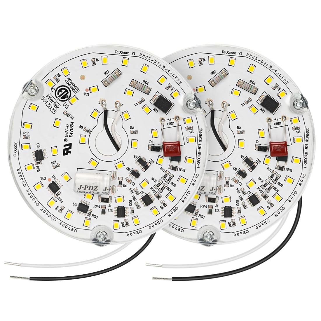 Teemyaa 2 Pack LED Ceiling Fan Light Replacement, Ceiling Fan Light Kit ...