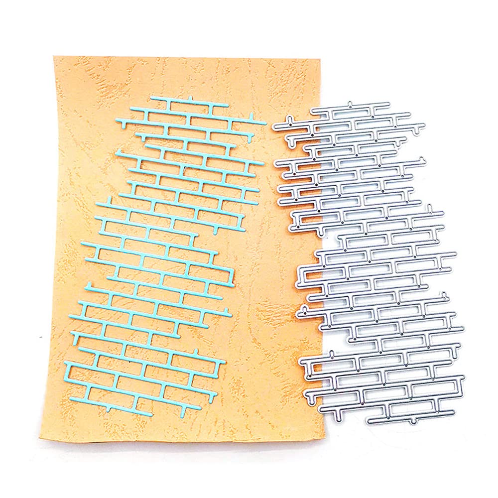Amazon.com: Brick Wall Cutting Dies, Irregular Net Die Cuts Metal ...