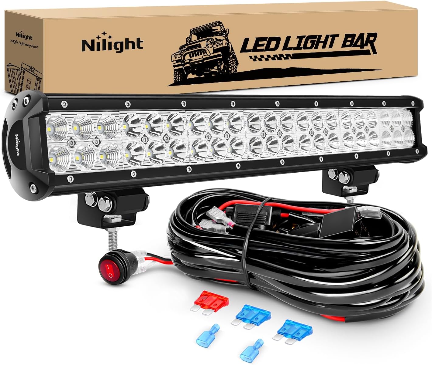 Amazon.com: Alpena - TrekTec 22 LED Light Bar for Trucks, Cars, SUVs ...