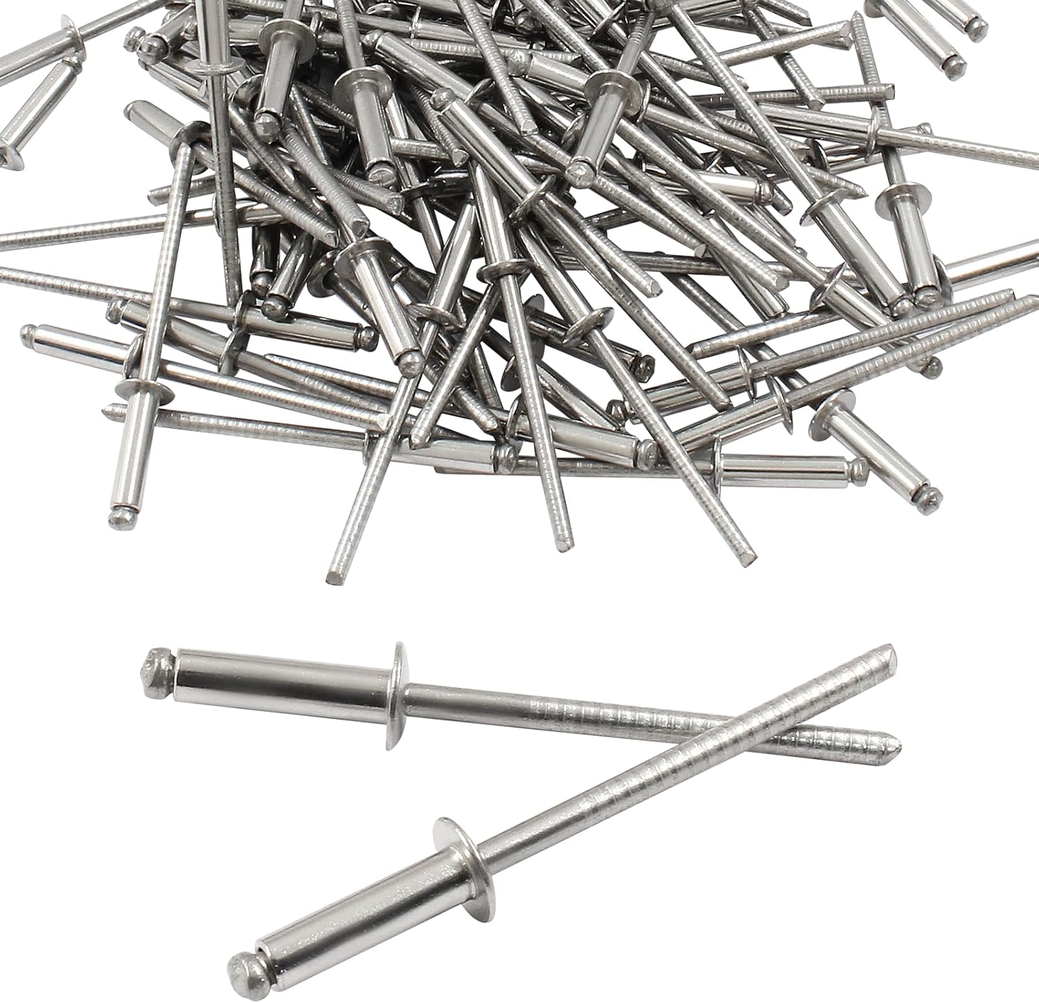 Amazon.com: PHITUODA 100pcs 1/8" x 1/2" Blind Rivets, 3.2mm x 13mm ...