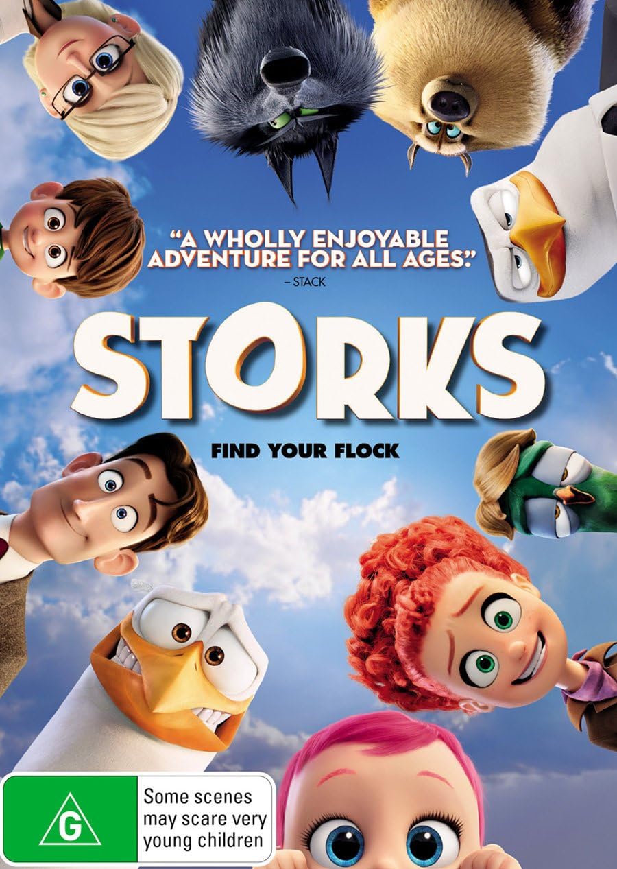 Storks (DVD) : Doug Sweetland, Nicholas Stoller, Jennifer Aniston ...
