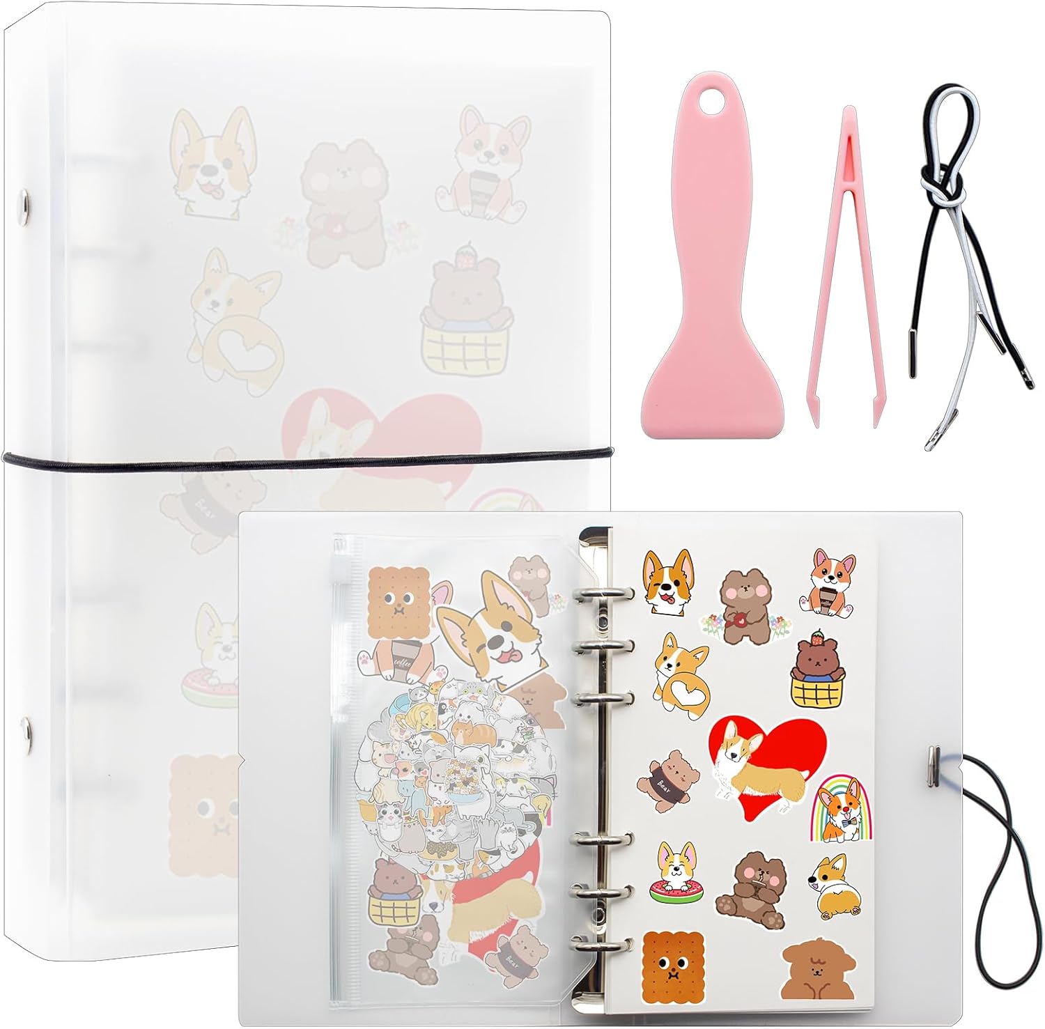 Amazon.com: Hearoo Sticker Book, Reusable Sticker Book 80 Sheets ...