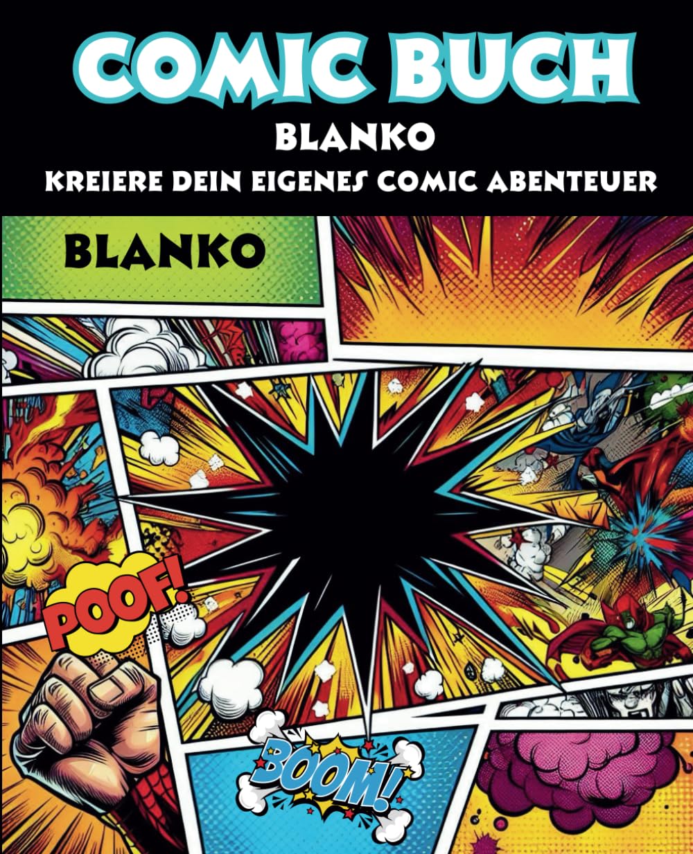 Comic Buch Blanko Kreiere Dein Eigenes Comic Abenteuer Comics Cartoons ...