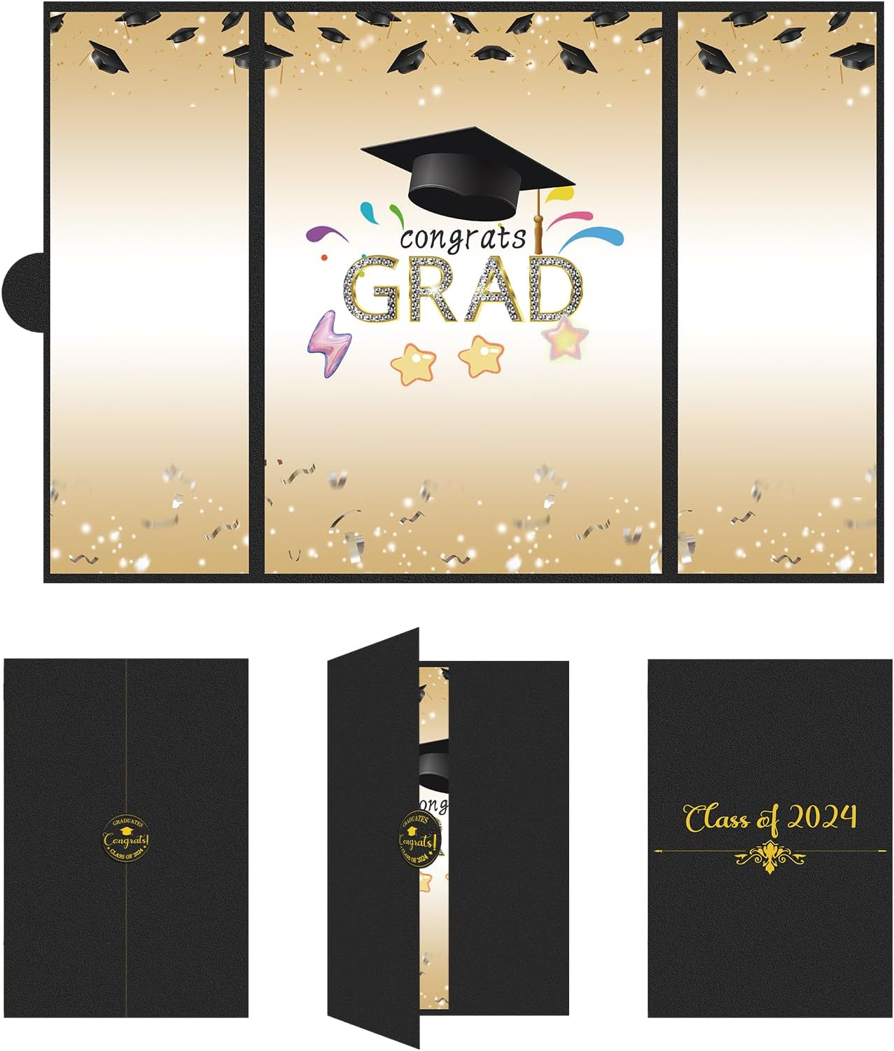 Amazon.com: Weekgrat Class of 2024 Graduation Guest Book 9.5 x 7.1 Inch ...