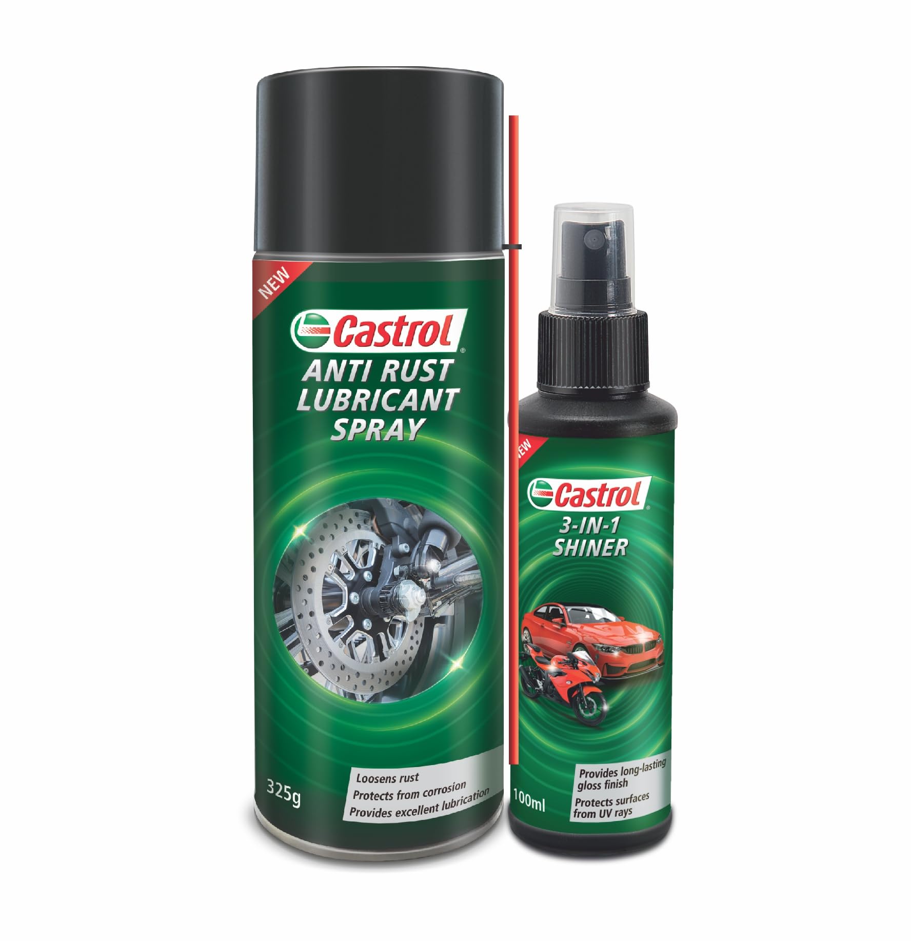 Castrol ANTI RUST LUBRICANT SPRAY for Bikes and Cars (325G) | Protects ...