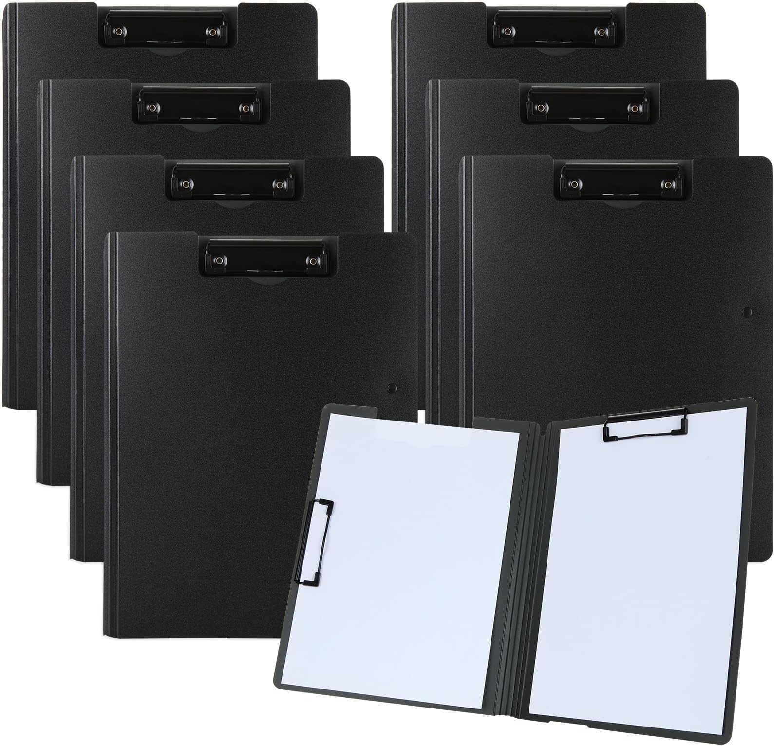 GOYADA 8 PCS A4 Clipboard Folder With Heavy Duty Clip, Foldover for ...