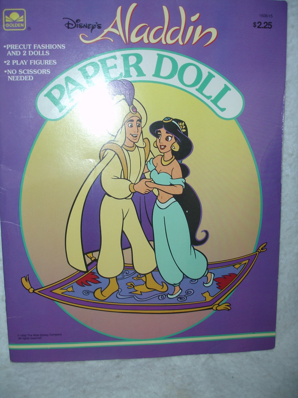ALADDIN PAPER DOLL Golden Books: Golden Books: 9780307016065: Amazon ...