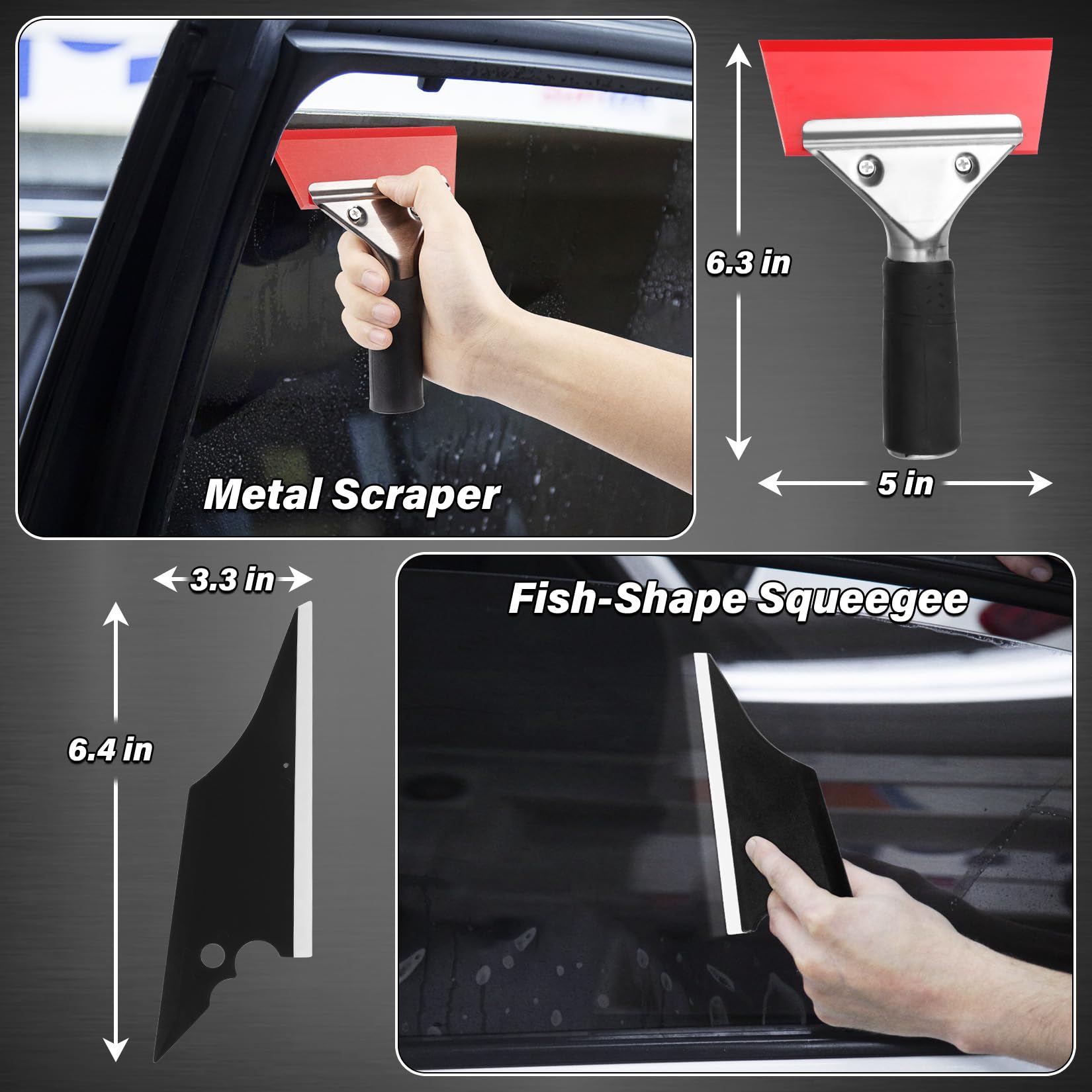 Snapklik.com : DIYSELF 20PCS Window Tint Kit, Professional Window Tint ...