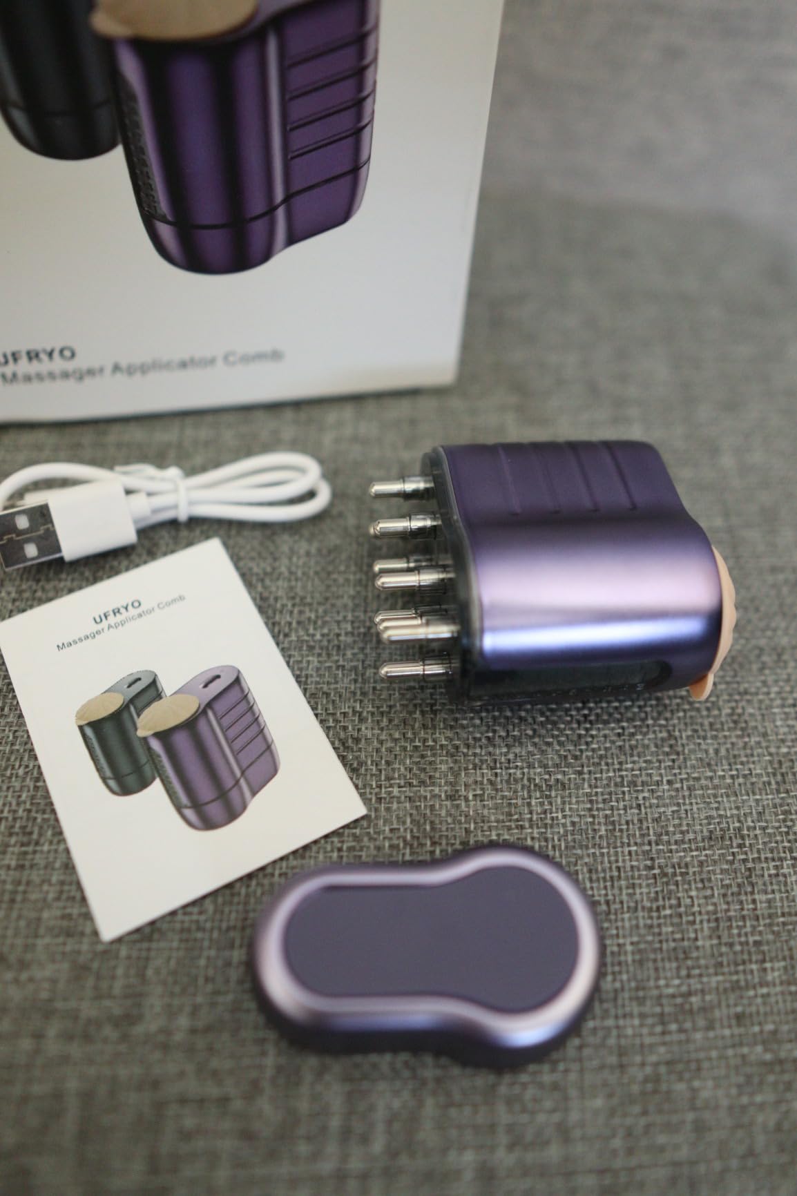 Amazon.com : UFRYO Electric Hair Oiling Applicator + Scalp Massager 2 ...