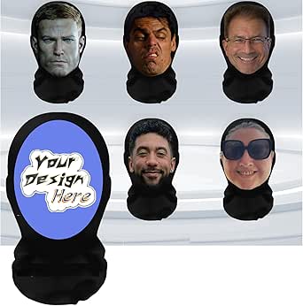 Amazon.com: Mens Face Mask Custom,Mask Costume Mesh Full Coverage Of ...