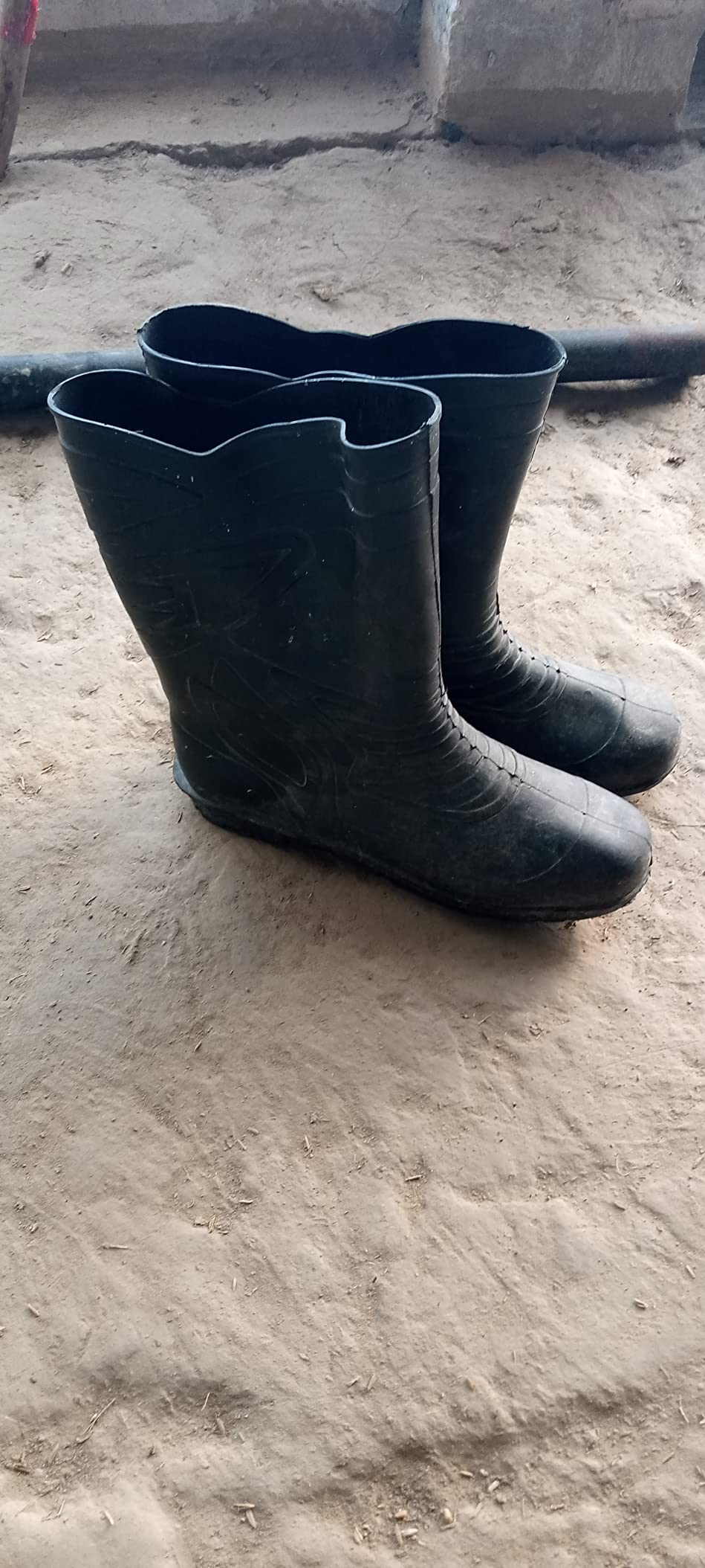 HEALTH SAFE Gum Boot For Men, "28.5cm Height" (Size: 10,Black) Flexible ...