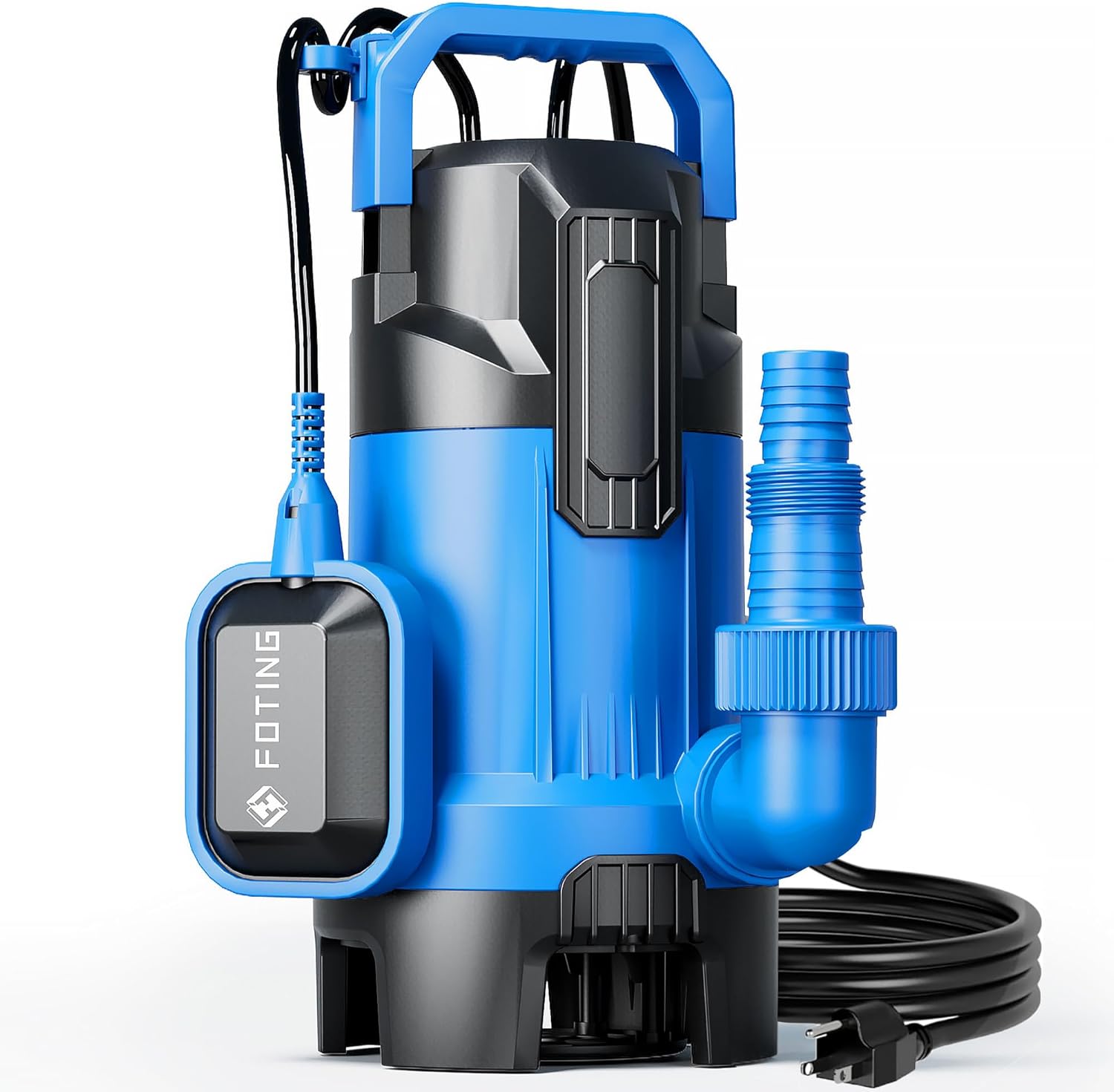 FOTING 2025Upgraded Automatic Sump Pump, 3/4HP 4300GPH Sweage Pump for ...