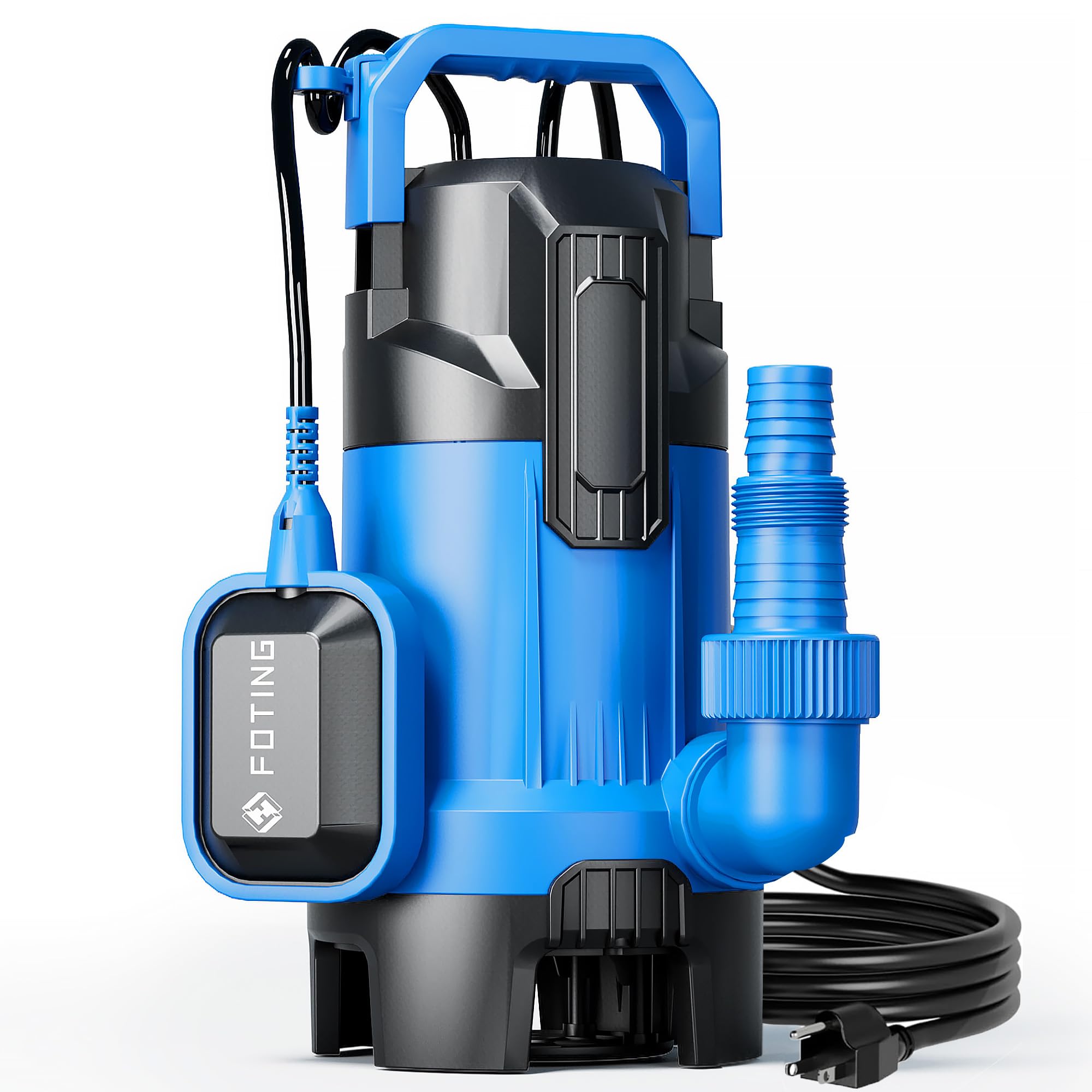 Snapklik.com : FOTING 2025Upgraded Automatic Sump Pump, 3/4HP 4300GPH ...